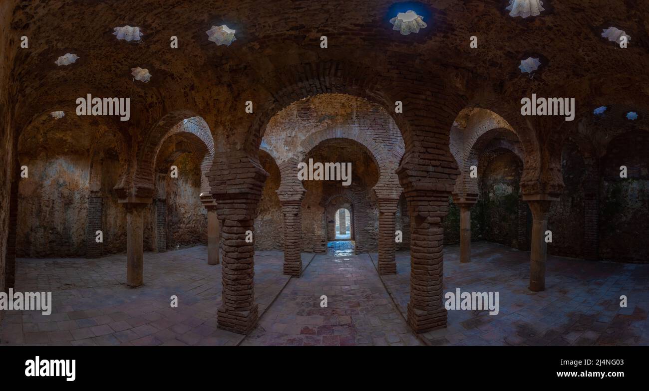 Arab baths in Spanish town Ronda Stock Photo - Alamy