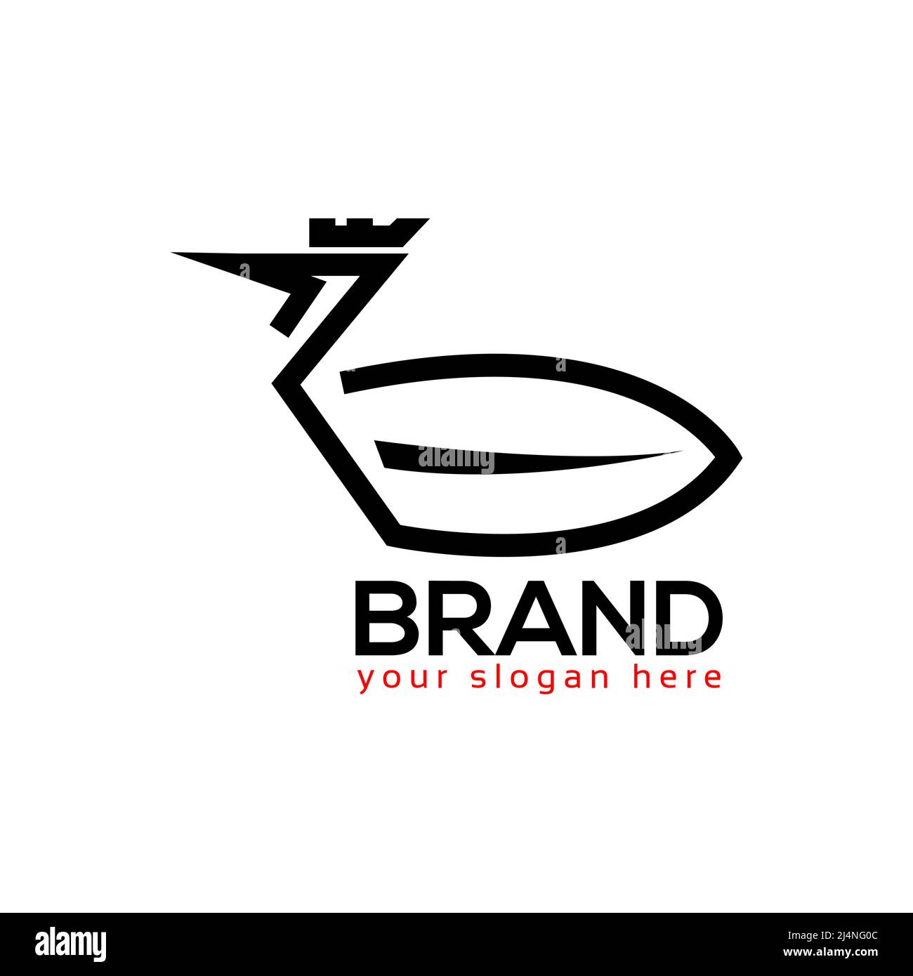 Natural chicken logo vector hi-res stock photography and images - Alamy