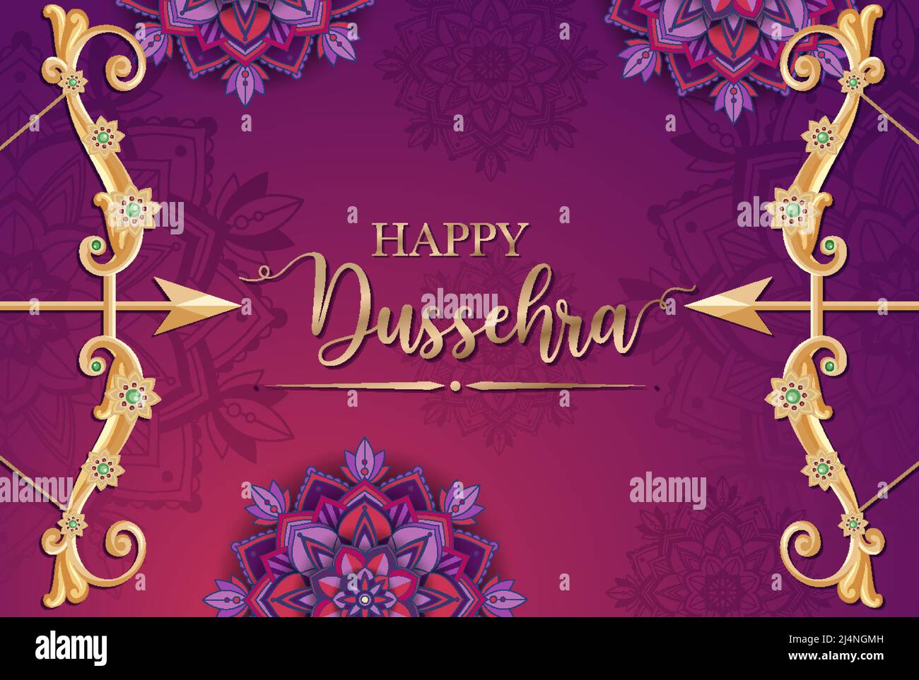 Happy Dussehra festival poster design illustration Stock Vector Image ...