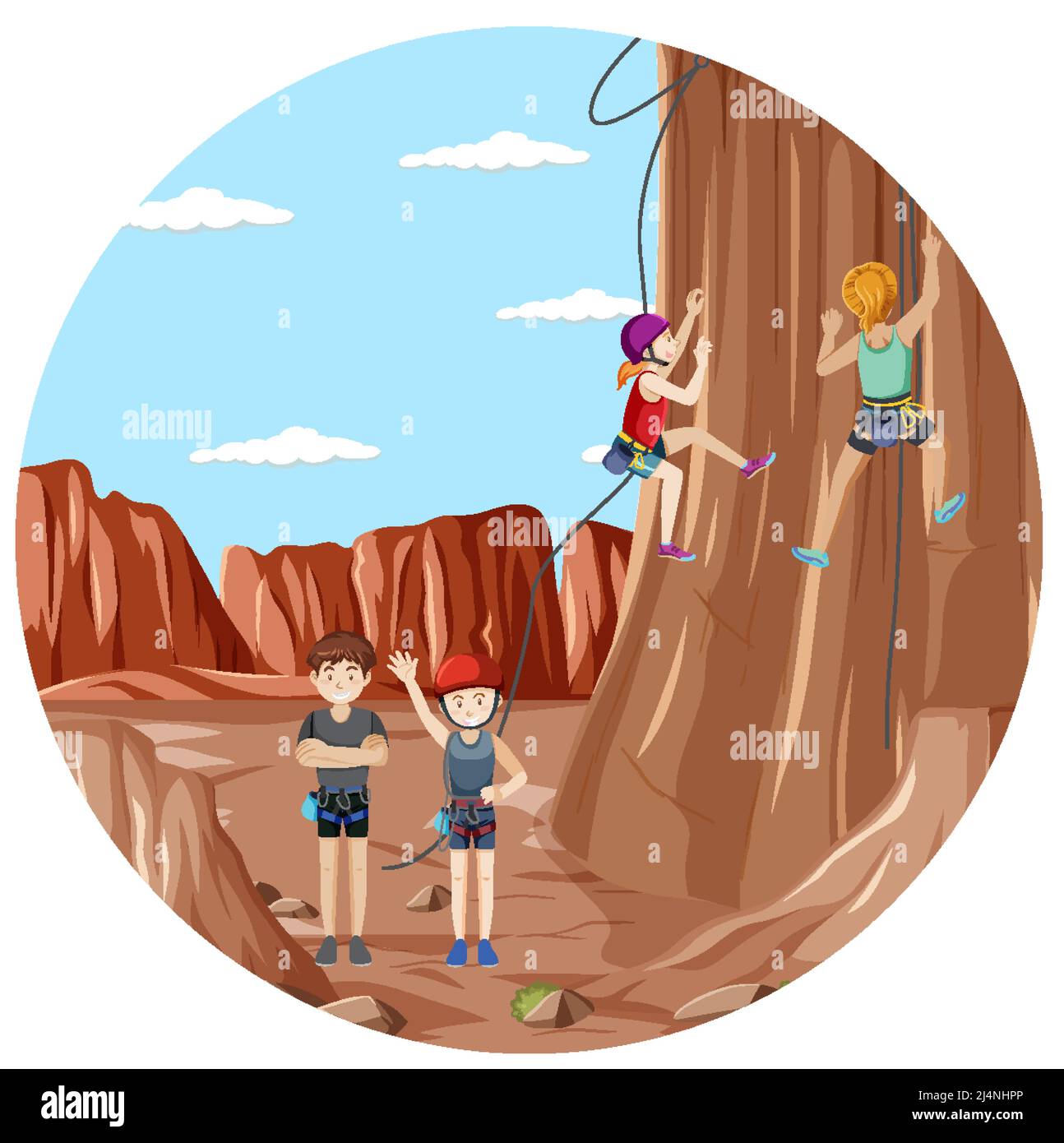 Cartoon Climbing Frame