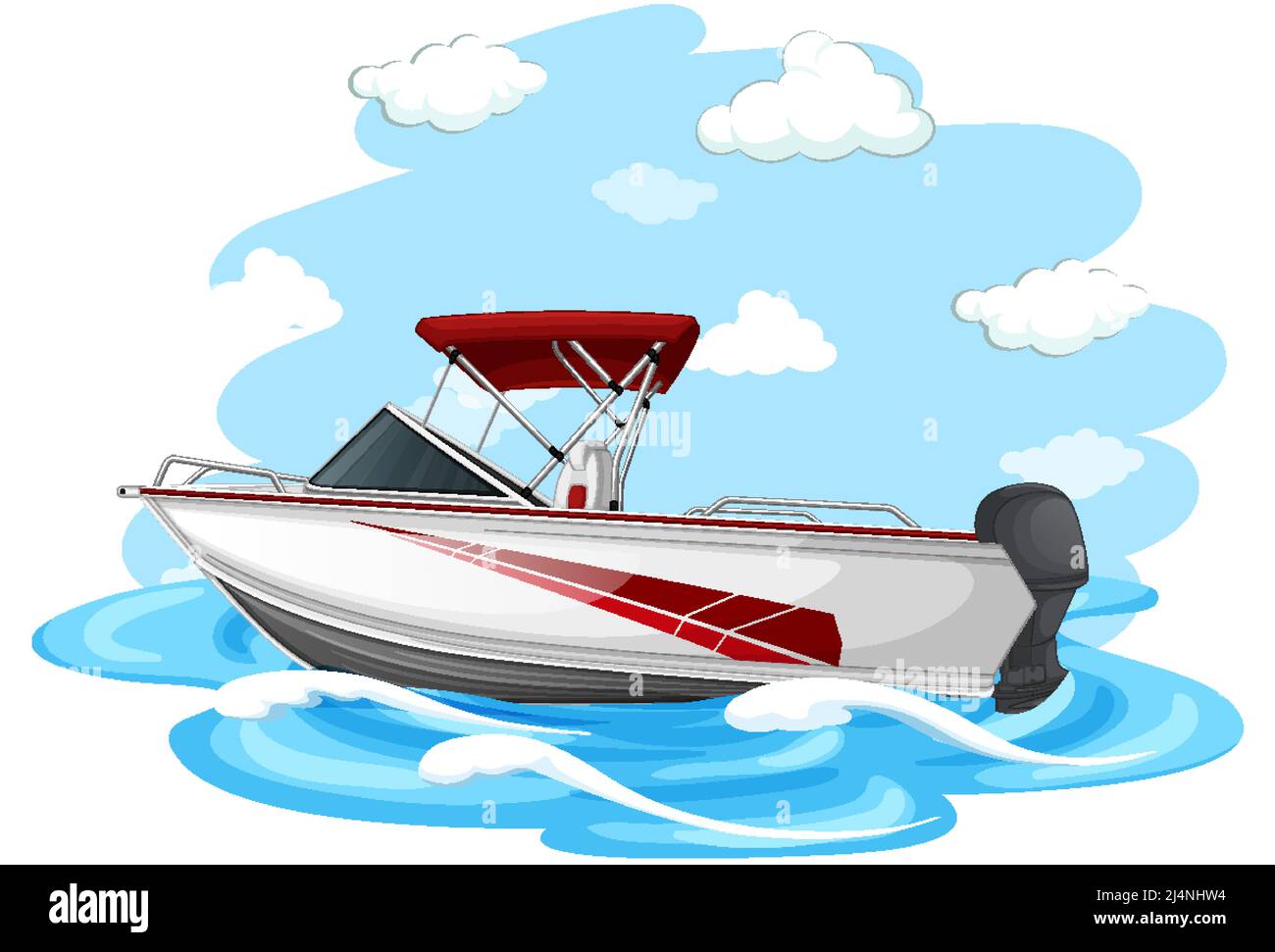 Cartoon Speed Boat Images Speedboat Clipart | Realistic Speedboat