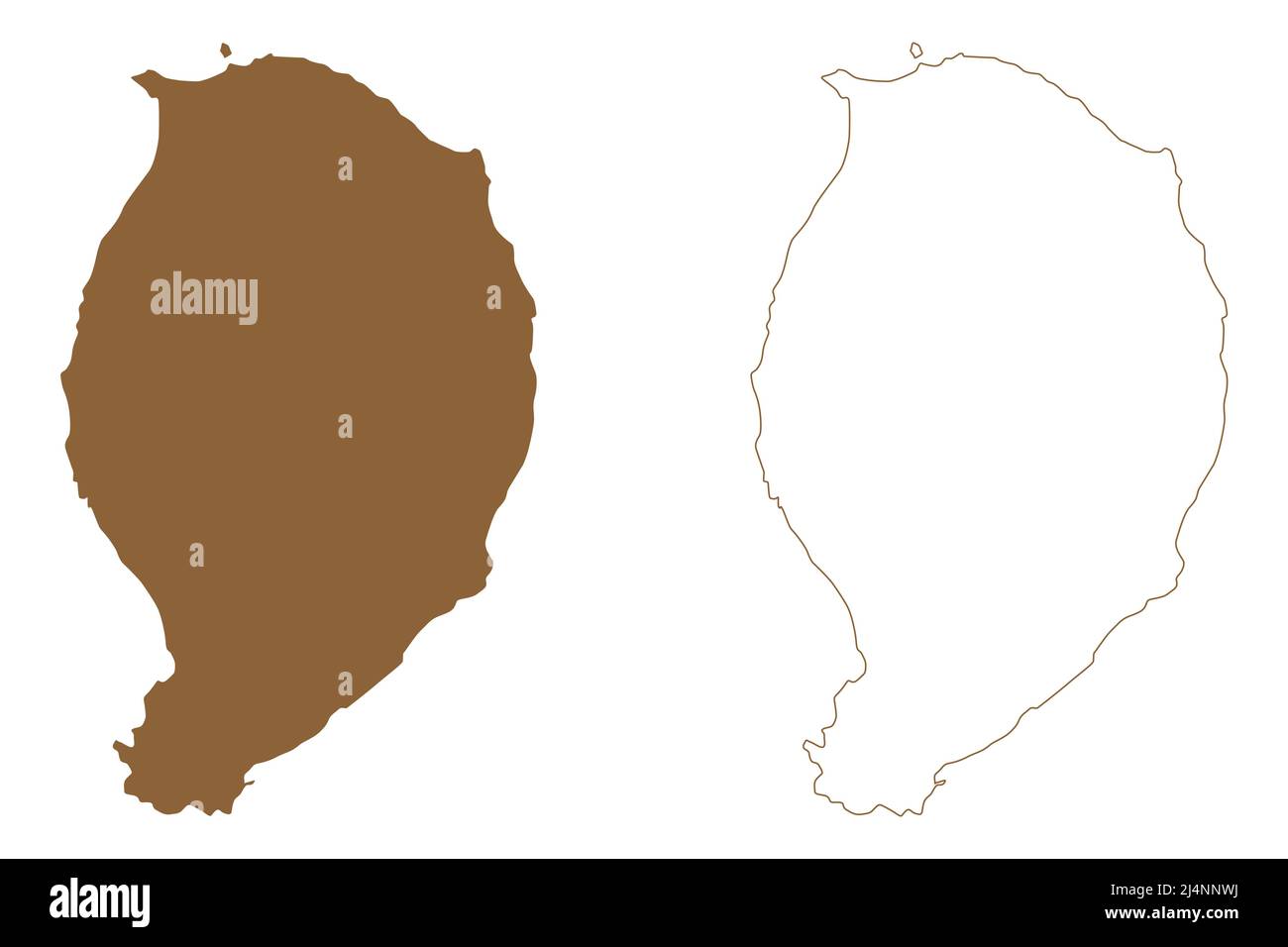 Corvo island (Azores Archipelago, Portugal, Portuguese Republic) map ...