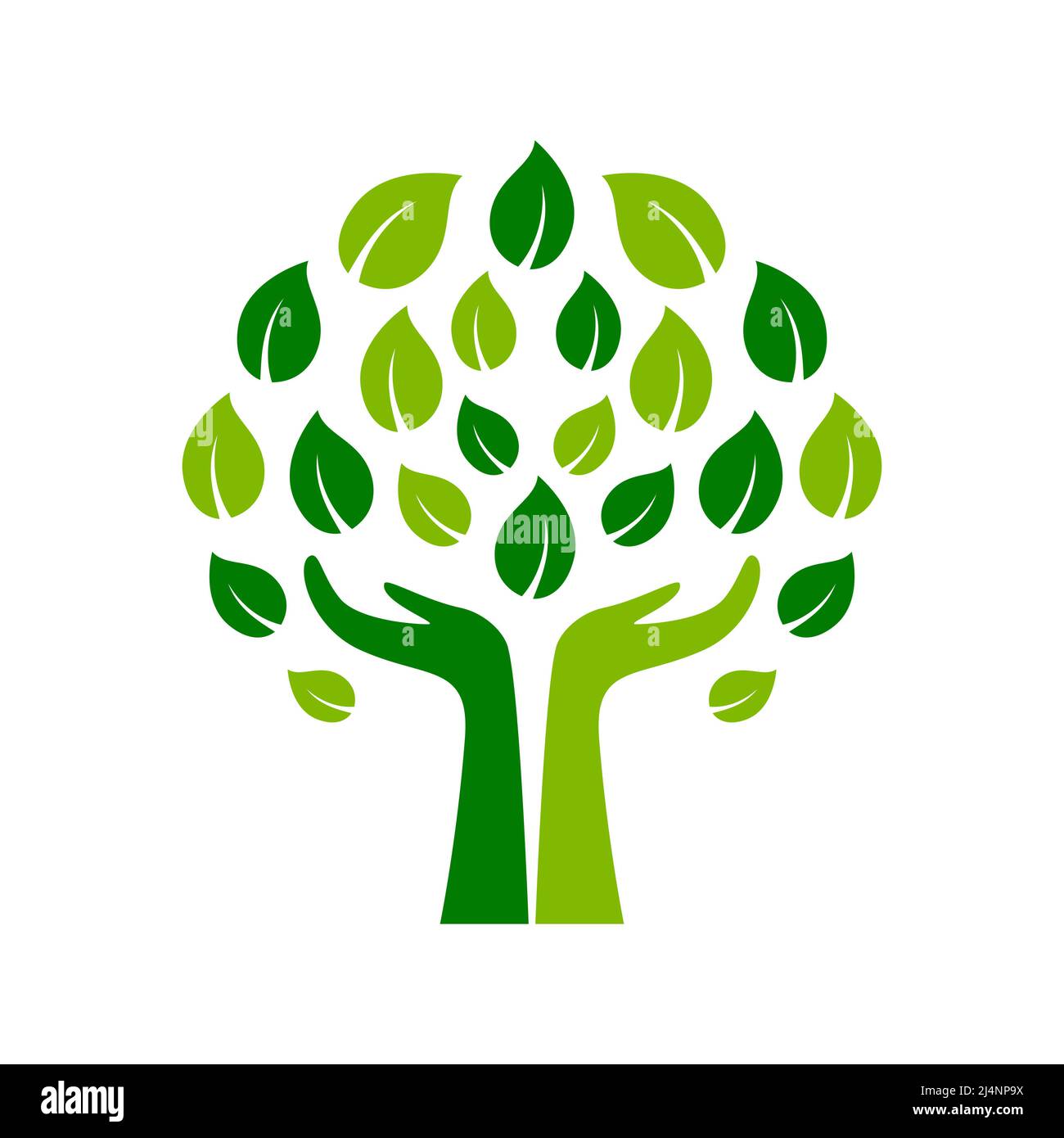 Hands Tree Logo Three