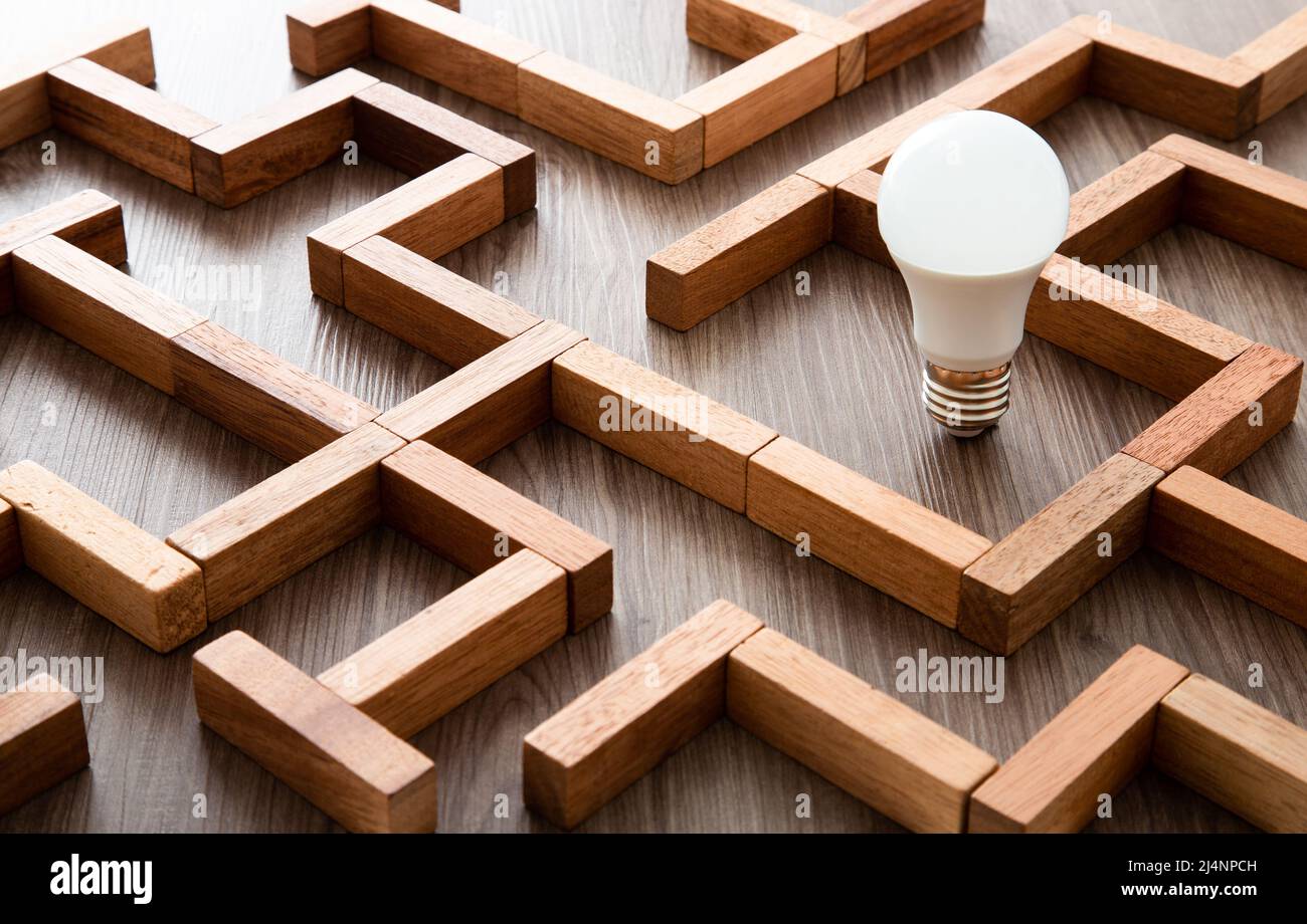 Finding the right light bulb hi-res stock photography and images - Alamy