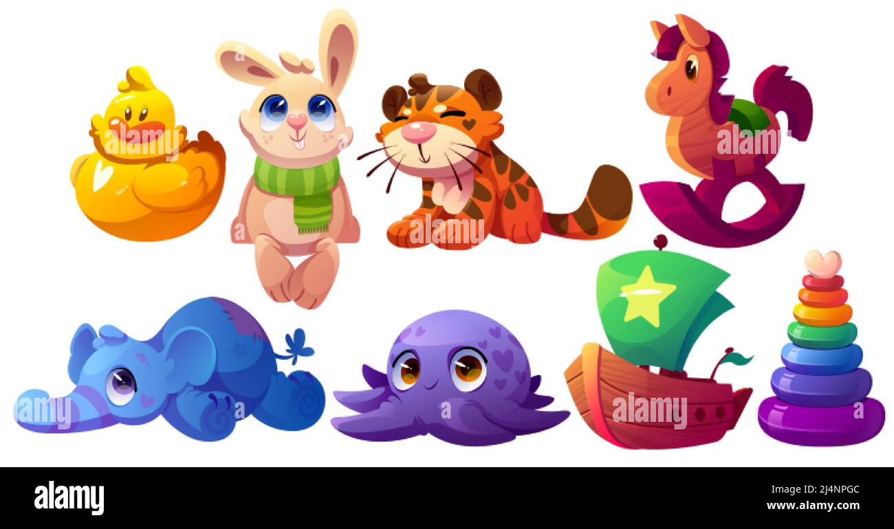 Cartoon Soft Plastic Toys