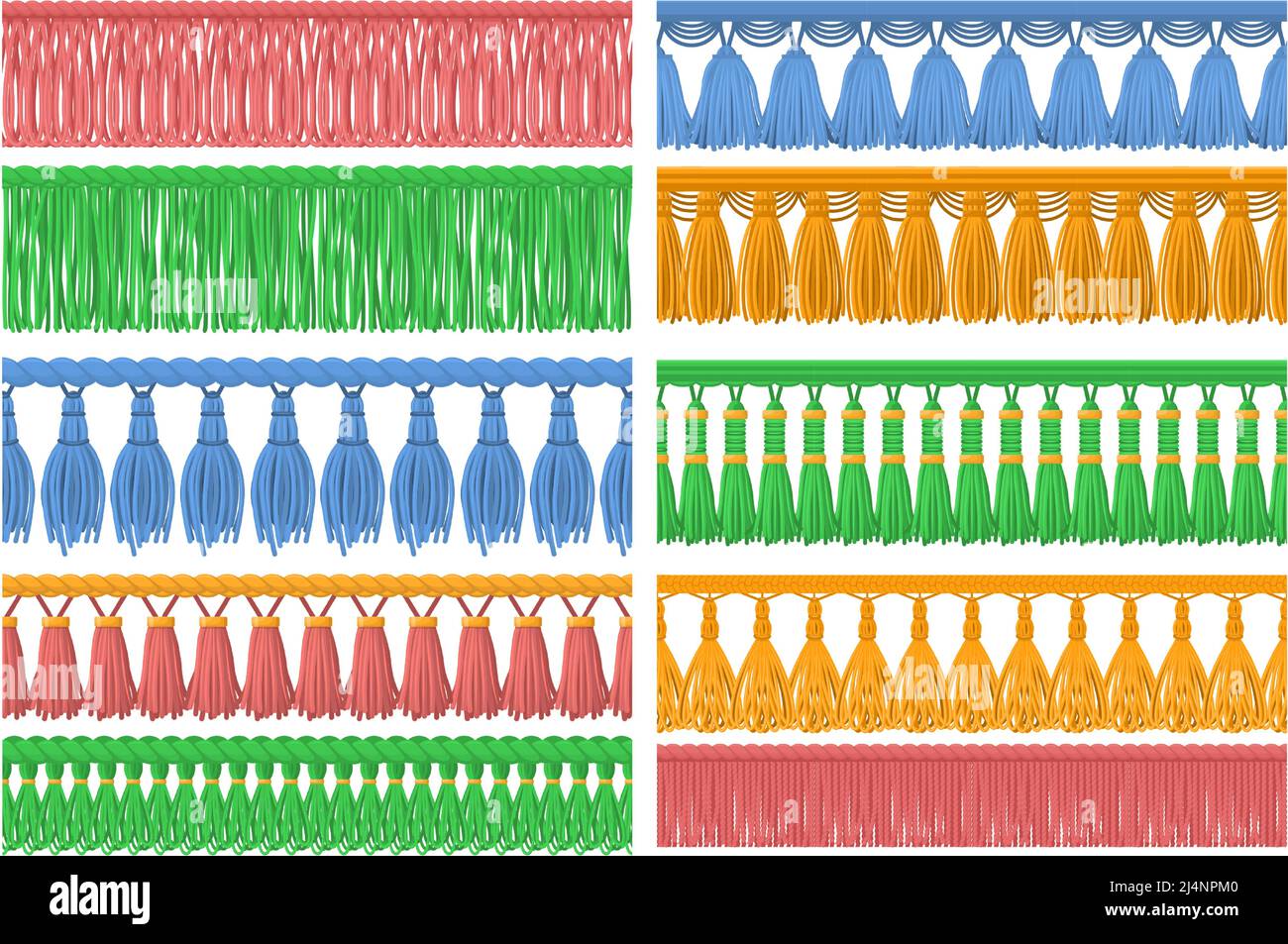 Seamless fabric fringe. Ruffle seam trim, tassel border ruffles and ...