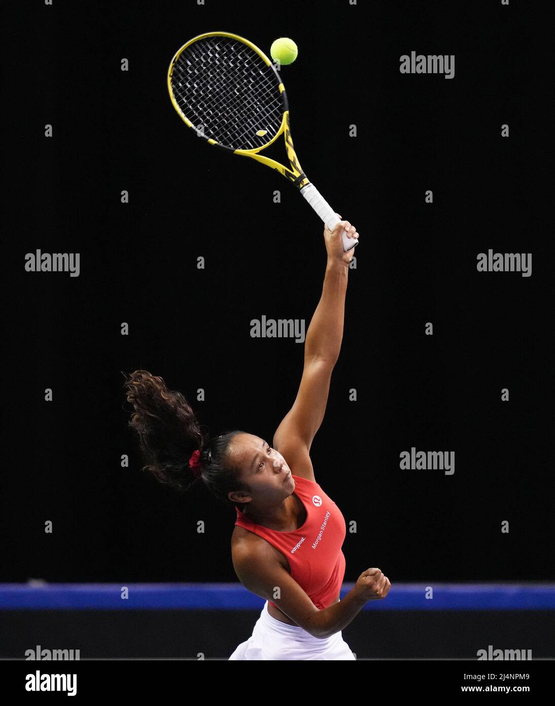 Vancouver, Canada. 16th Apr 2022. Canada's Leylah Annie Fernandez ...
