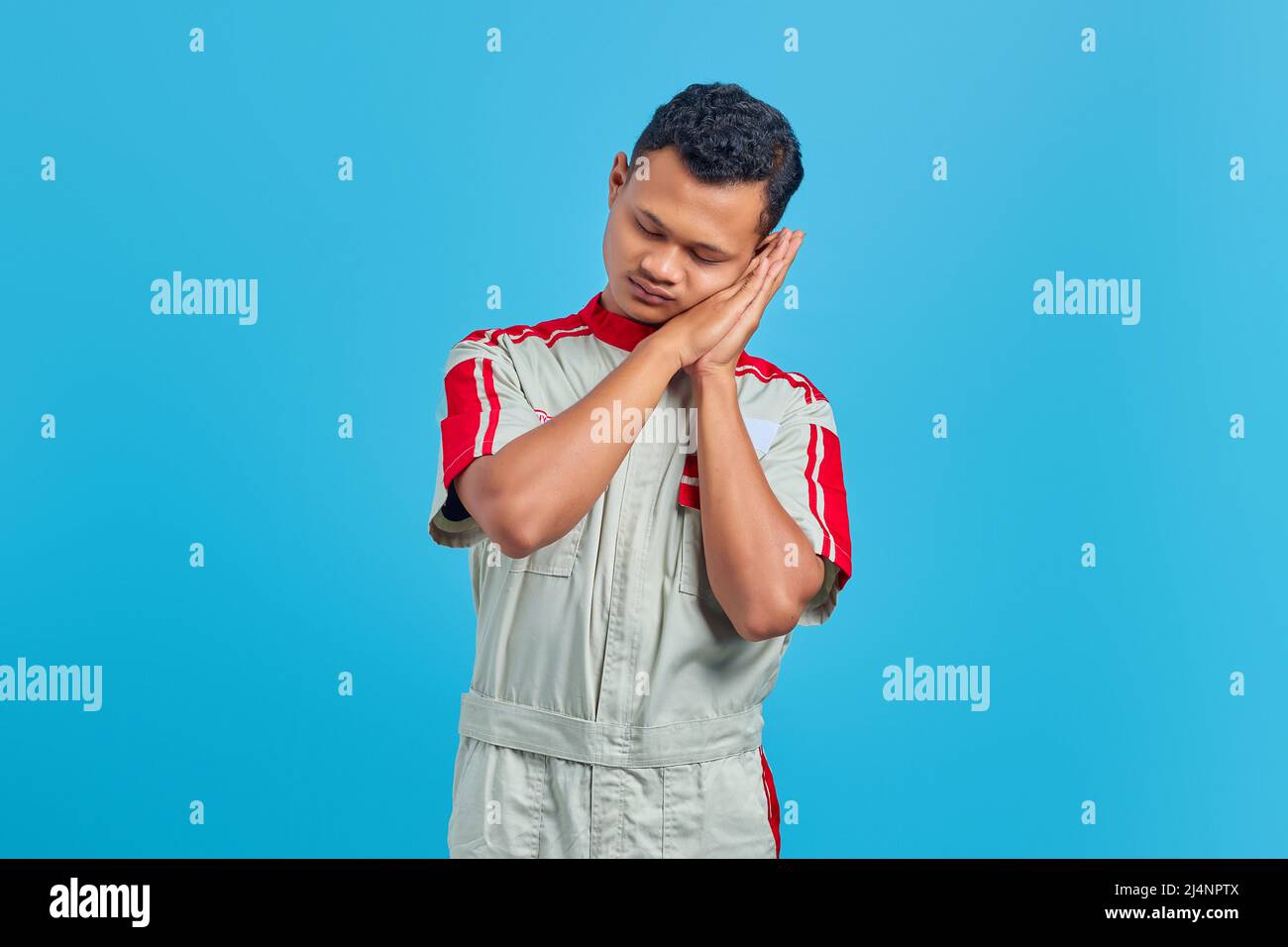 Sleeping man uniform hi-res stock photography and images - Alamy