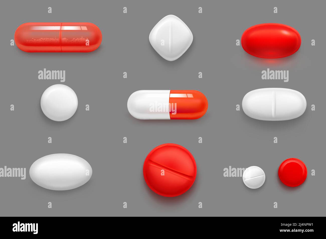 White oval pill Stock Vector Images - Alamy