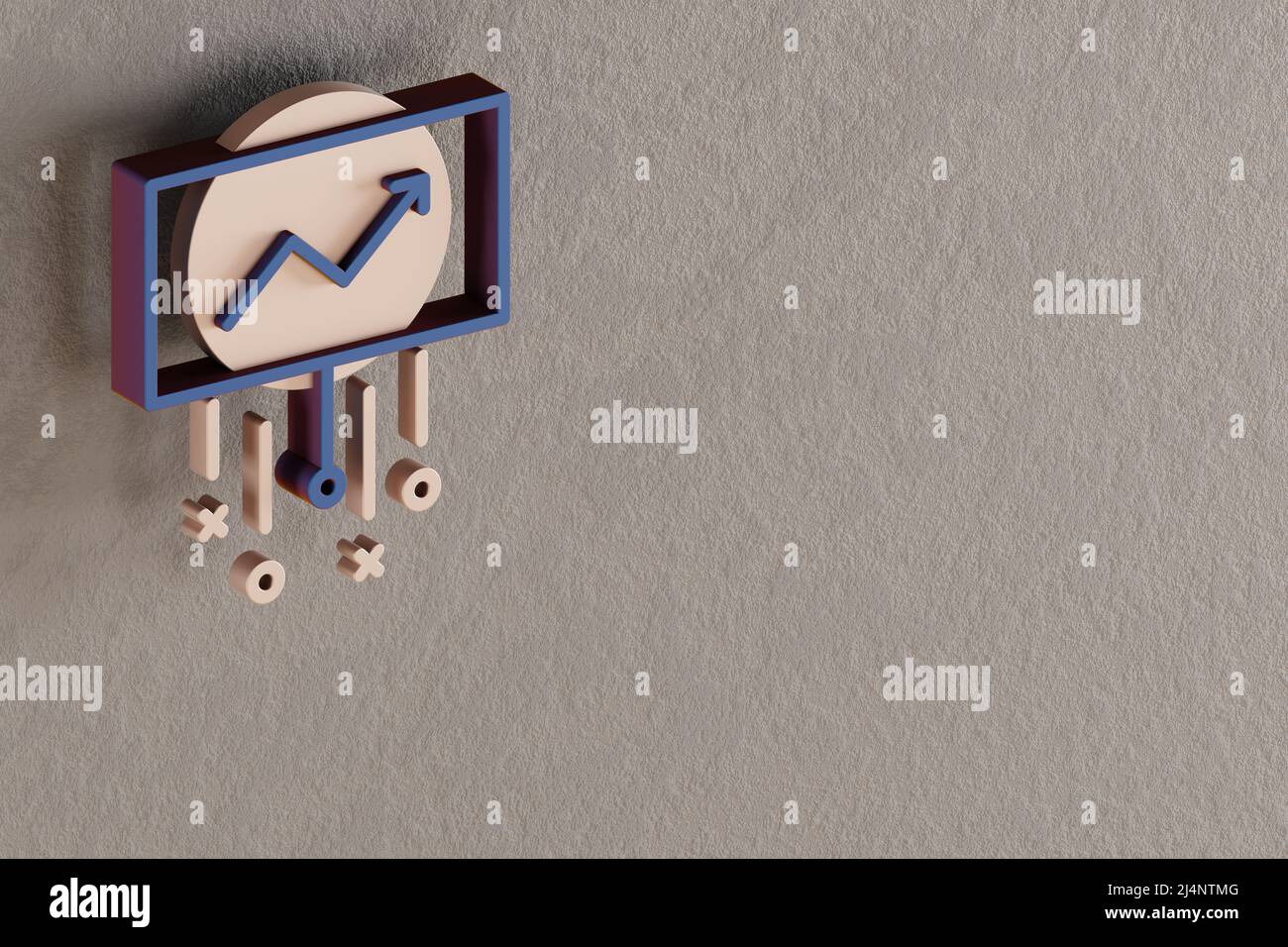 Beautiful abstract illustrations Blue and Golden Data Screen symbol ...