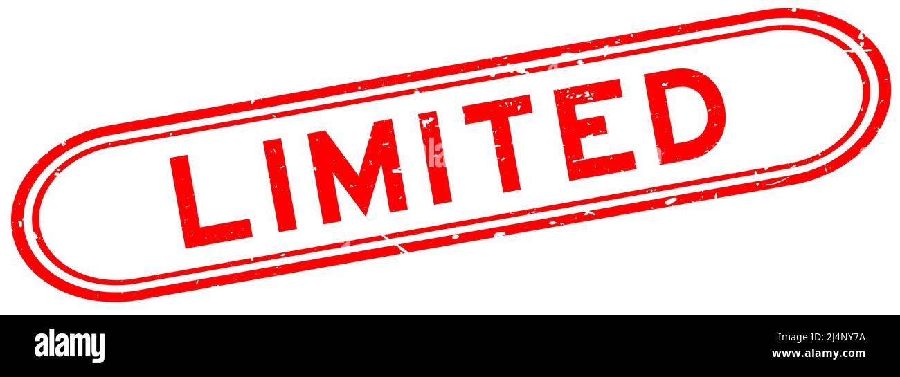 Limited stock rubber stamp hi-res stock photography and images - Alamy