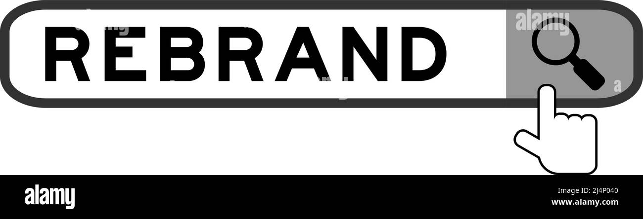 Rebranding rebrand Black and White Stock Photos & Images - Alamy