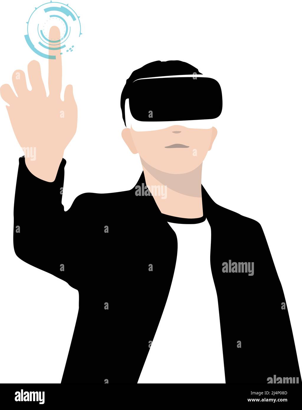 Virtual reality data analysis hi-res stock photography and images - Alamy