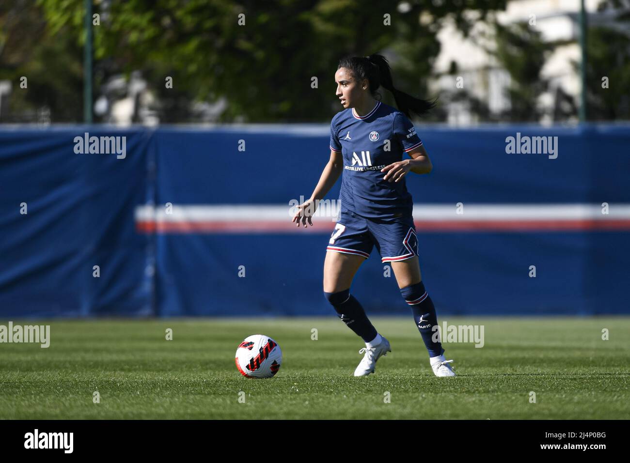 Sakina Karchaoui of PSG during the Women's French championship D1 ...