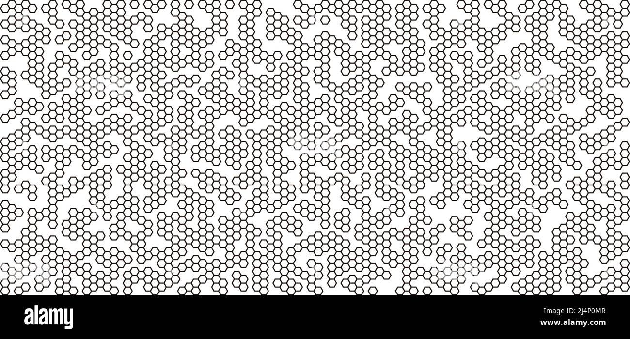 Pattern of hexagon spots, vector illustration seamless. Repeating ...