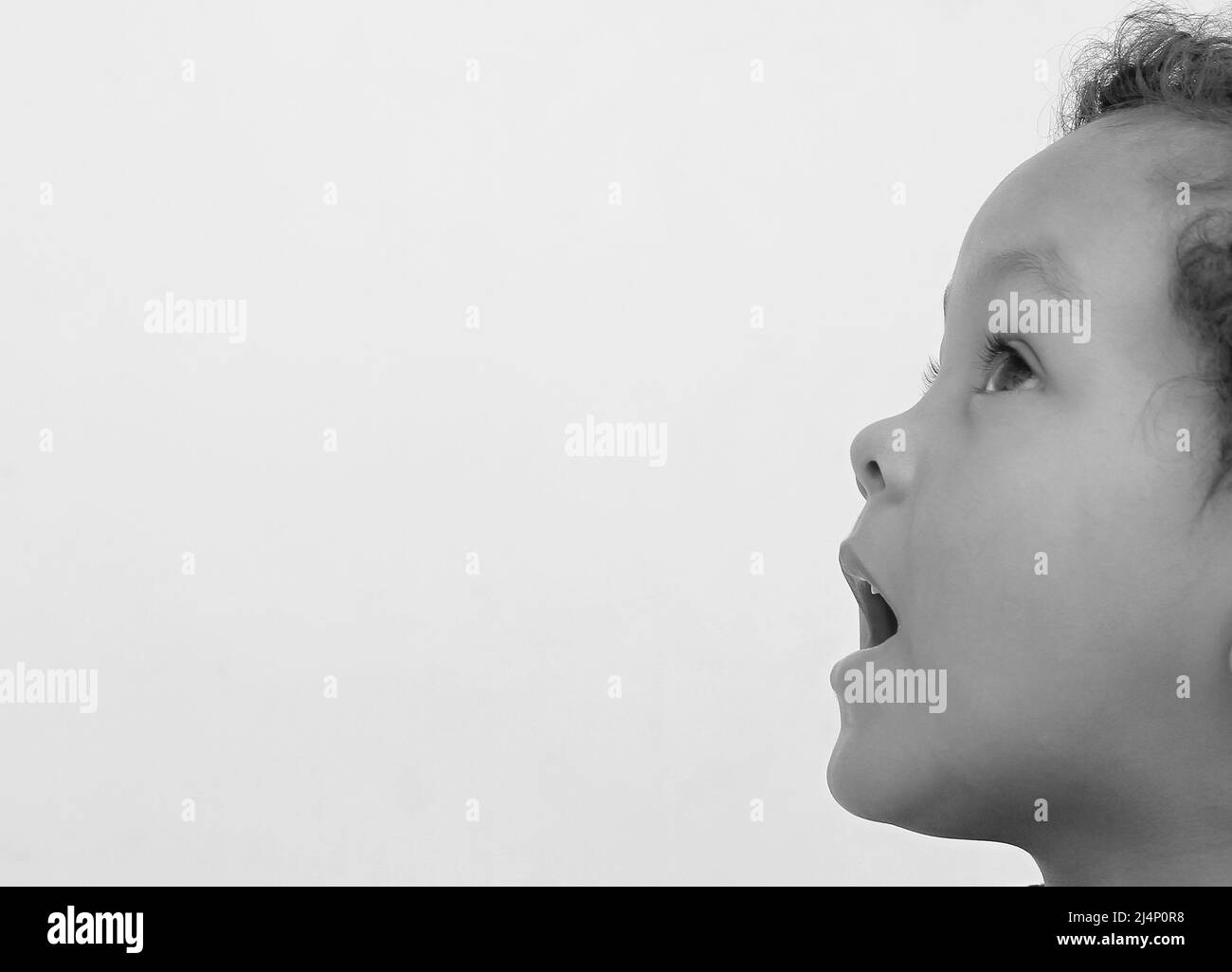 boy shouting with open mouth with people stock image stock photo Stock ...