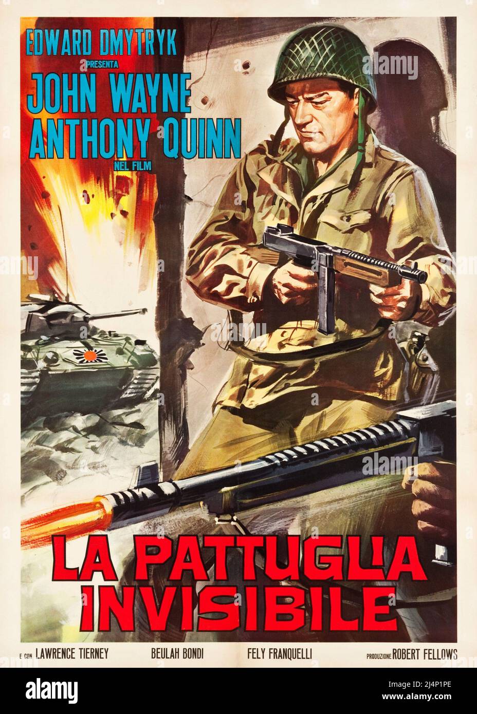 JOHN WAYNE in BACK TO BATAAN (1945), directed by EDWARD DMYTRYK. Credit ...