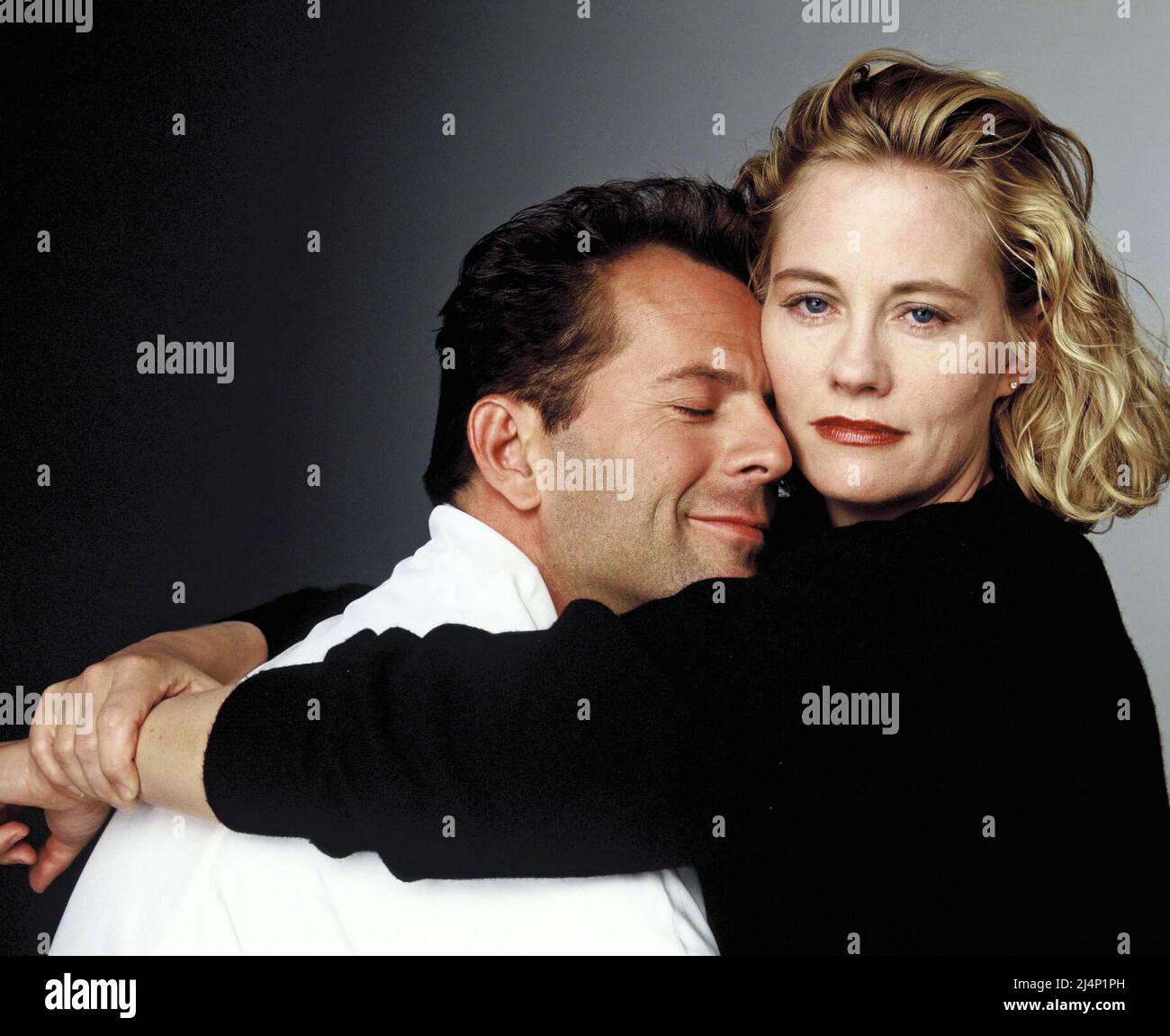 CYBILL SHEPHERD and BRUCE WILLIS in MOONLIGHTING (1985). Credit: ABC ...