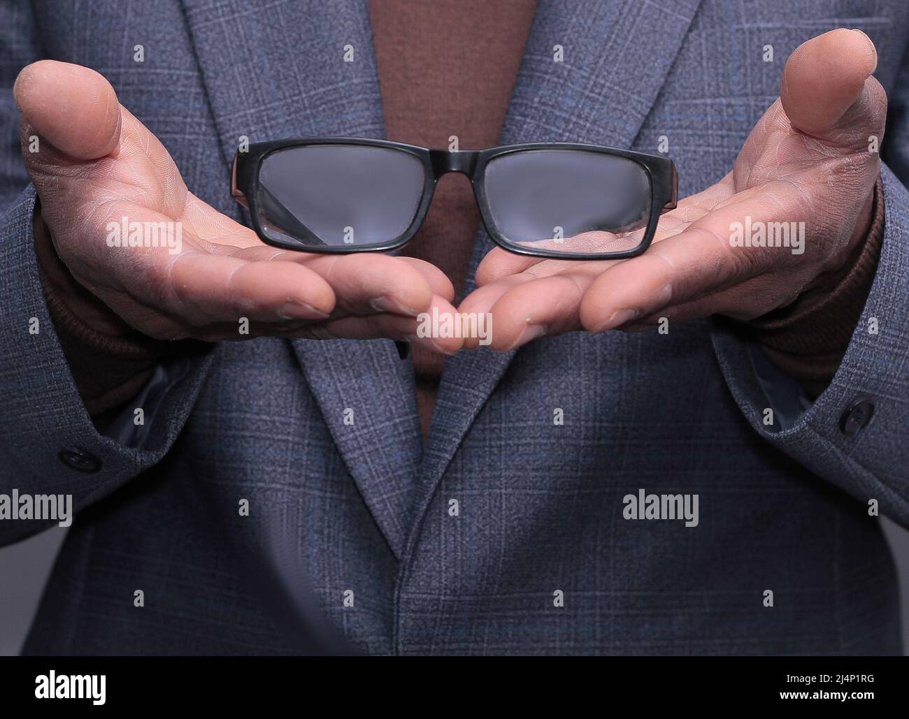 glasses on display at an optician shop white background stock image ...