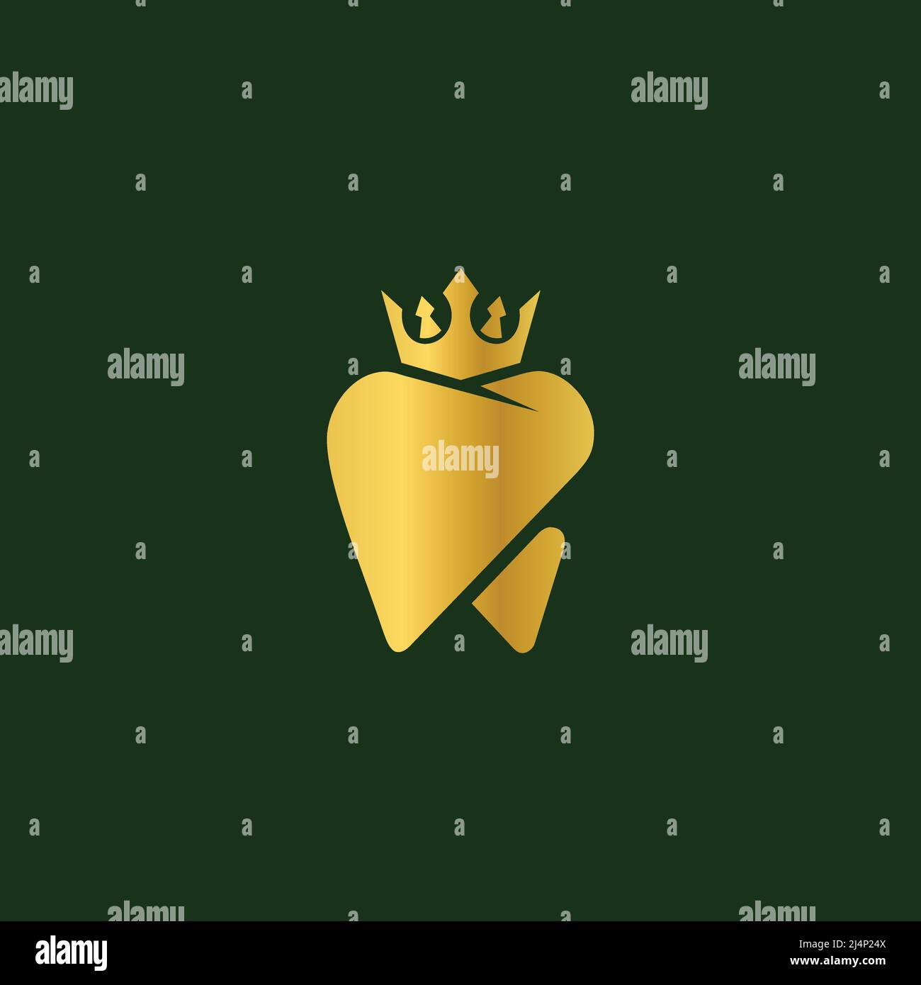 royal dental simple logo vector illustration Stock Vector Image & Art ...