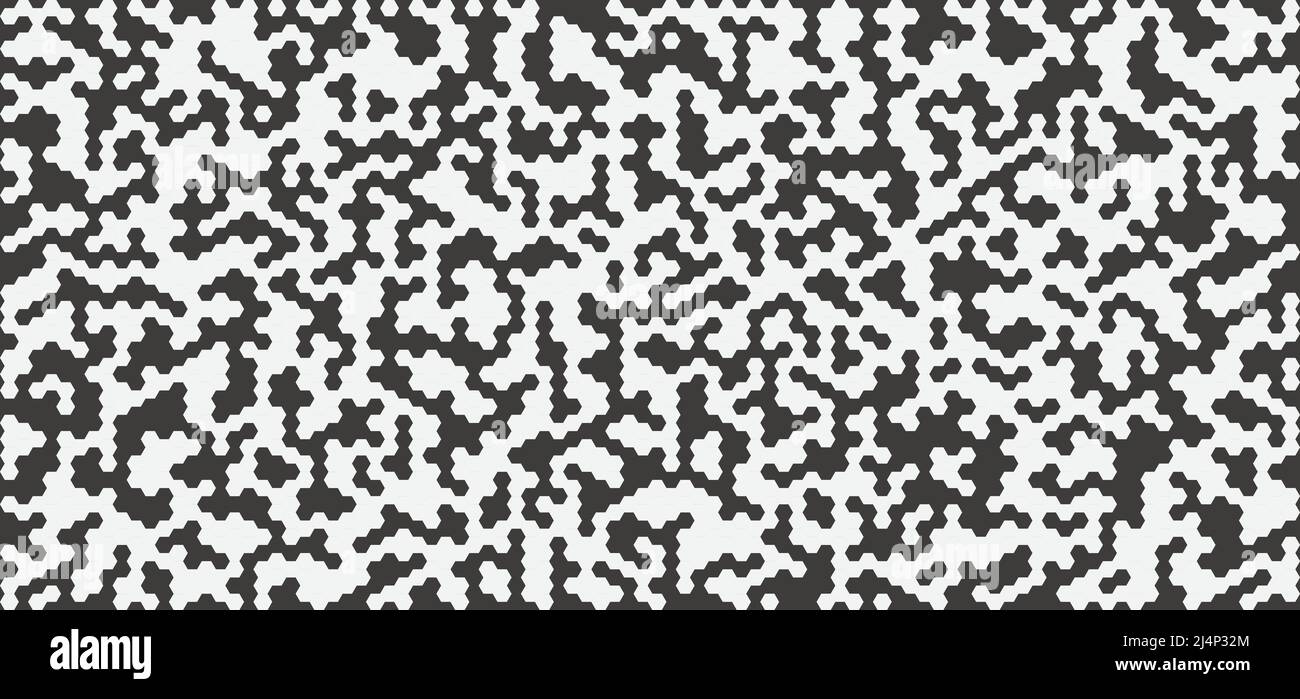 Pattern of hexagon spots, vector illustration seamless. Repeating ...