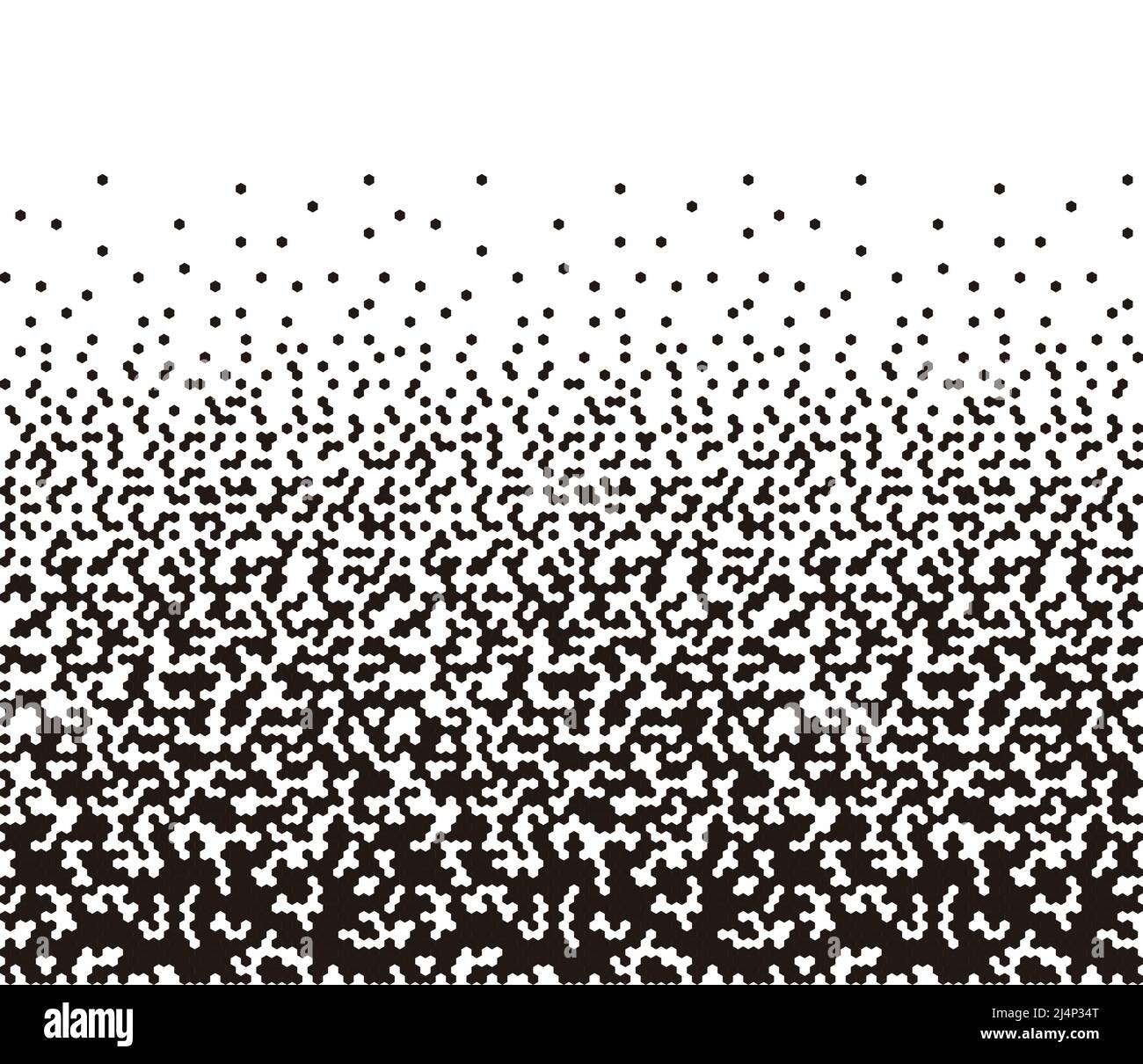 Pattern of hexagon spots, vector illustration seamless. Repeating ...