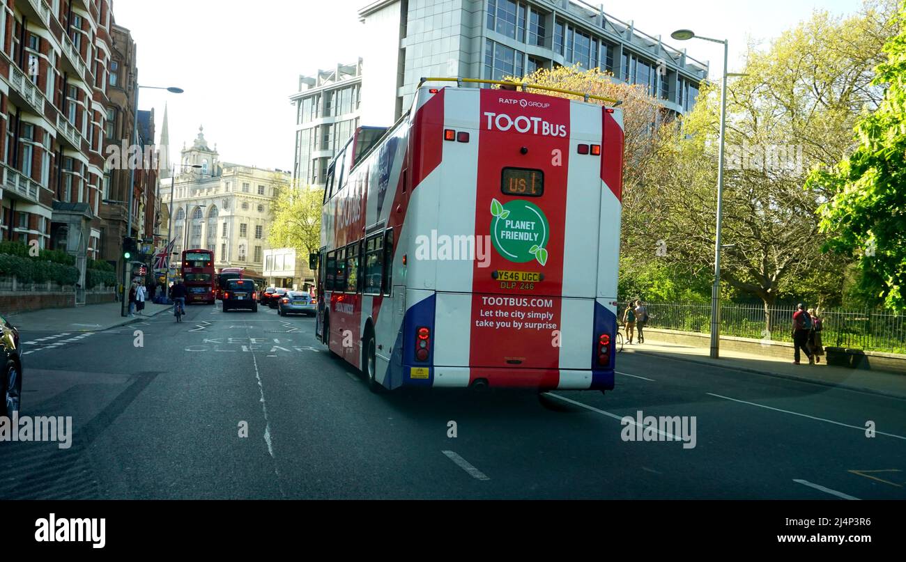 Toot bus London, United Kingdom Stock Photo - Alamy