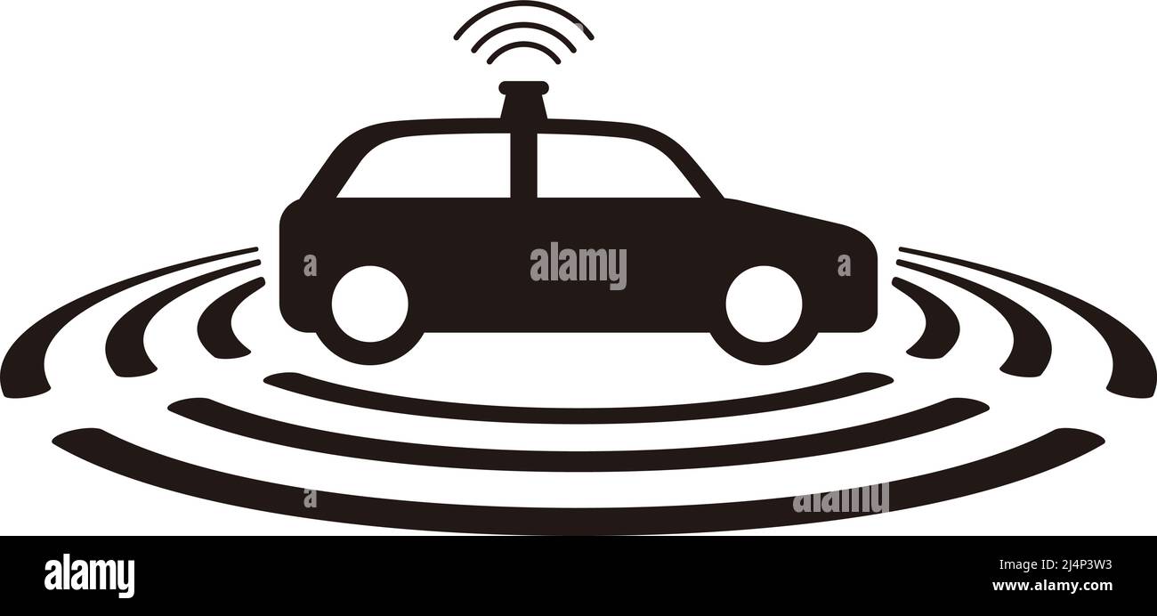 Green electric self-driving car icon Stock Vector Image & Art - Alamy