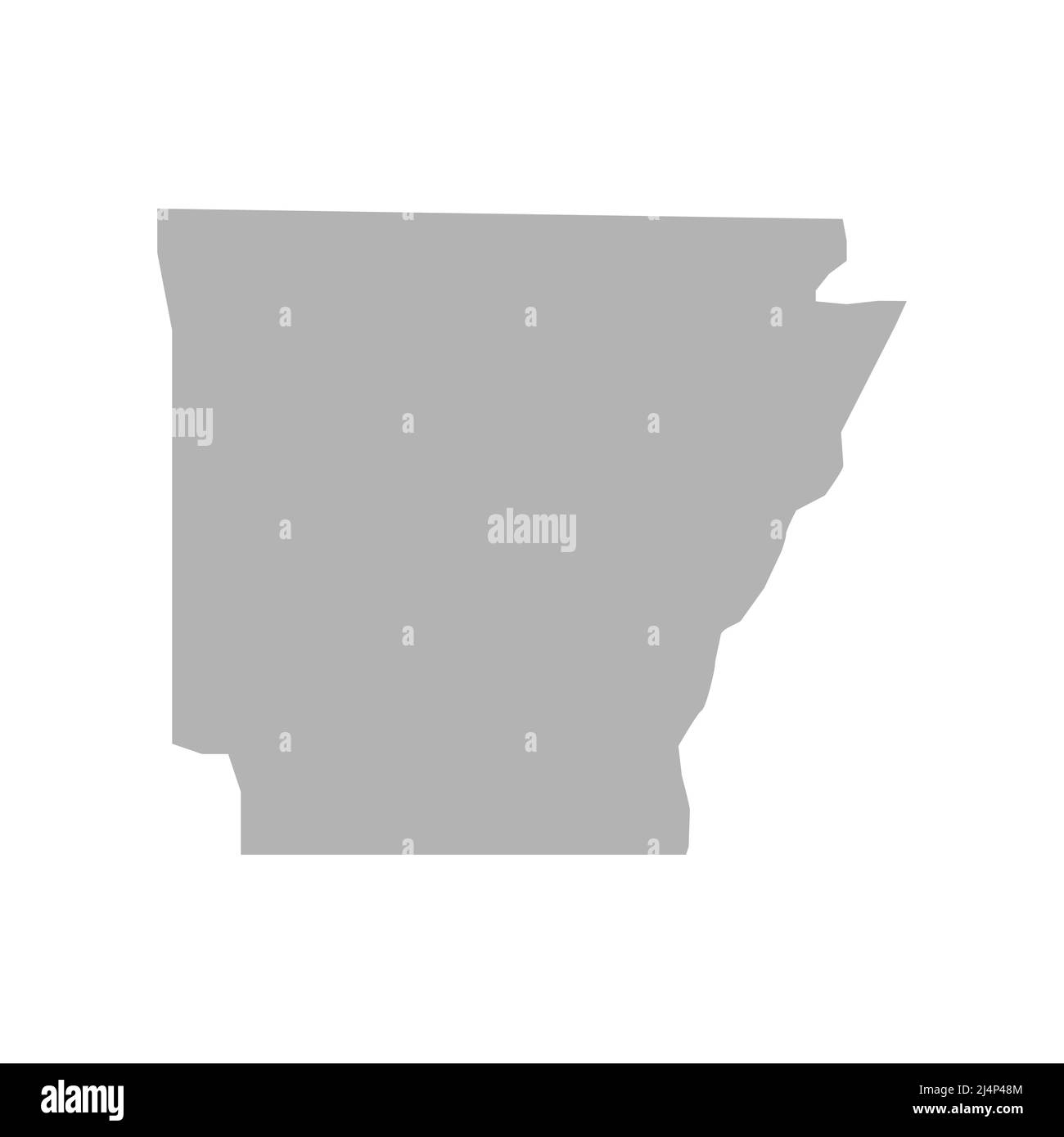 Arkansas map vector icon on white background Stock Vector Image & Art ...