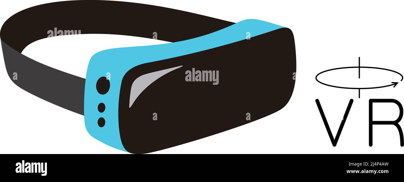 Virtual reality glasses. games equipment vector illustration Stock ...