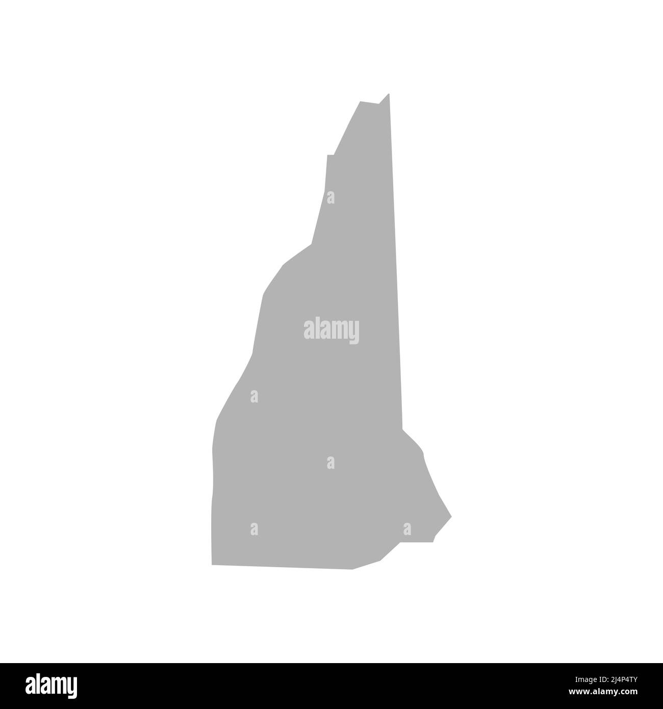 New Hampshire map vector icon on white background Stock Vector Image ...
