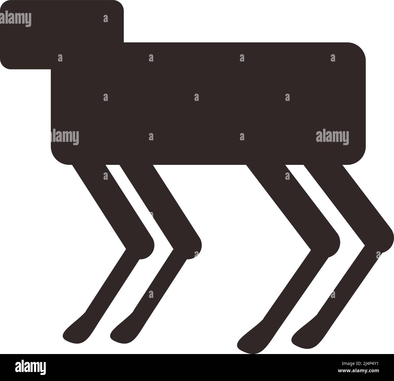 Dog robot machine, vector illustration Stock Vector Image & Art - Alamy