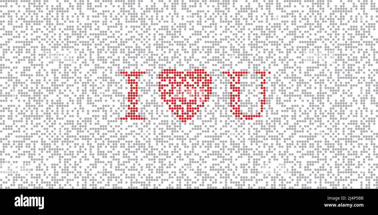 Pattern of QR code, circles dotted. Seamlessly Stock Vector Image & Art ...