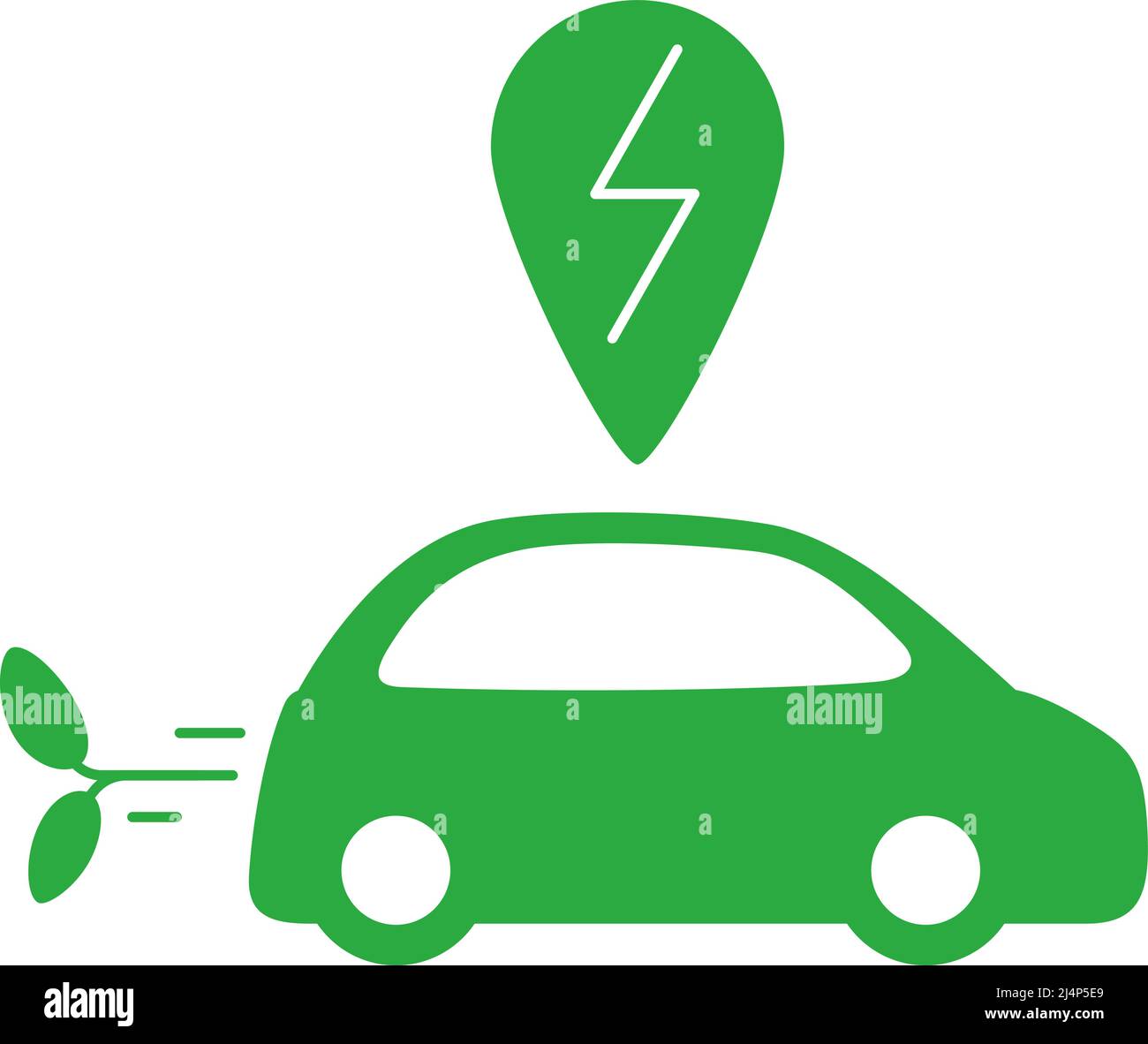 Green electric self-driving car icon Stock Vector Image & Art - Alamy