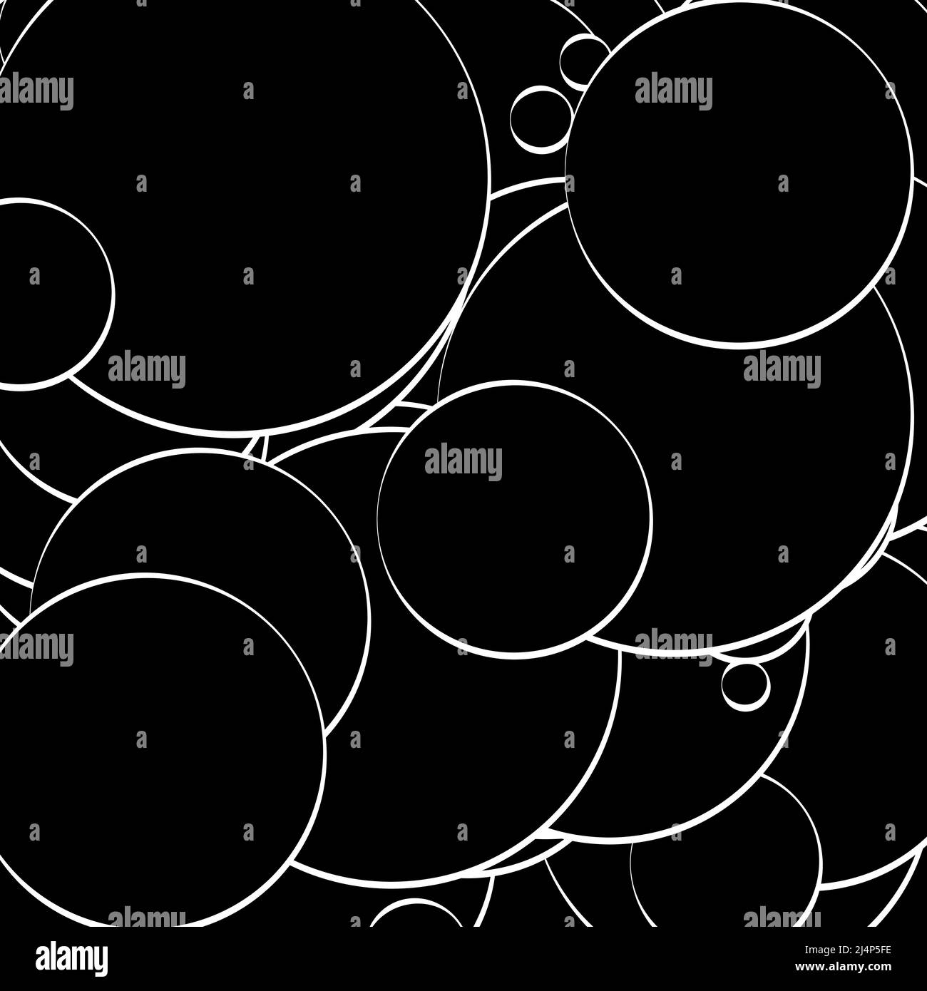 Abstract overlapping circles pattern vector illustraiton. Stock vector ...