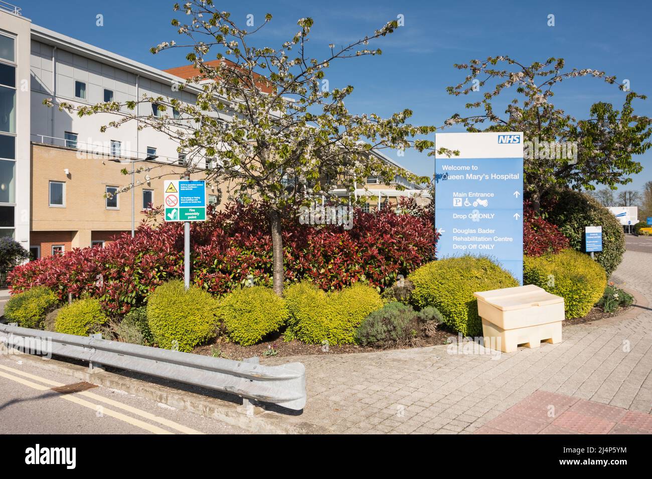 Douglas Bader Rehabilitation Centre signage at Queen Mary's Hospital ...