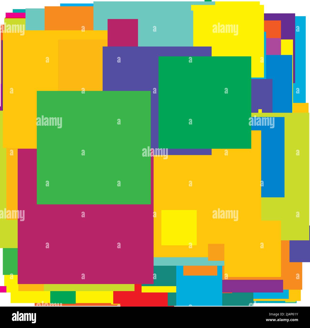 Abstract overlapping squares pattern vector illustraiton. Stock vector ...