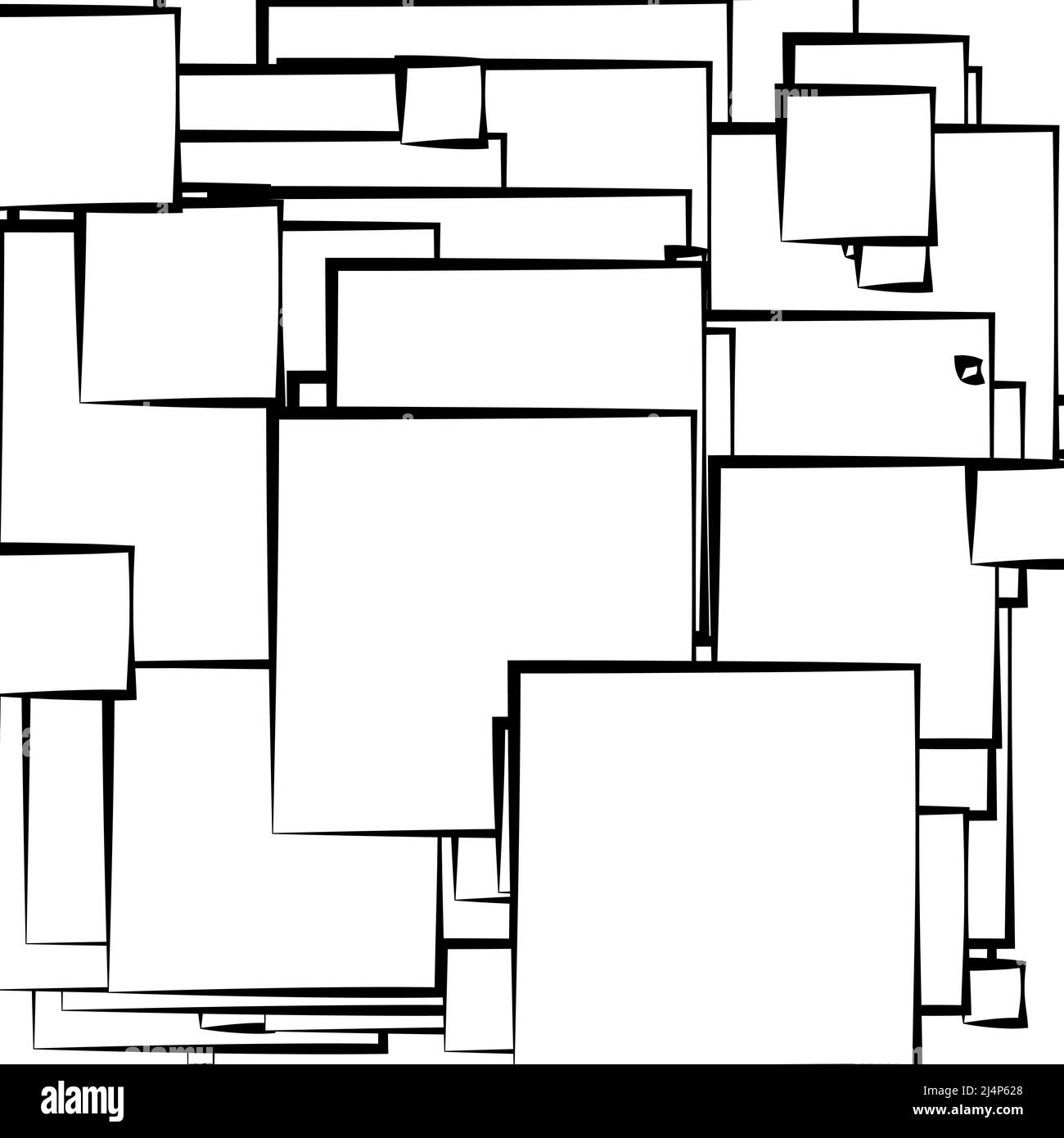 Abstract overlapping squares pattern vector illustraiton. Stock vector ...