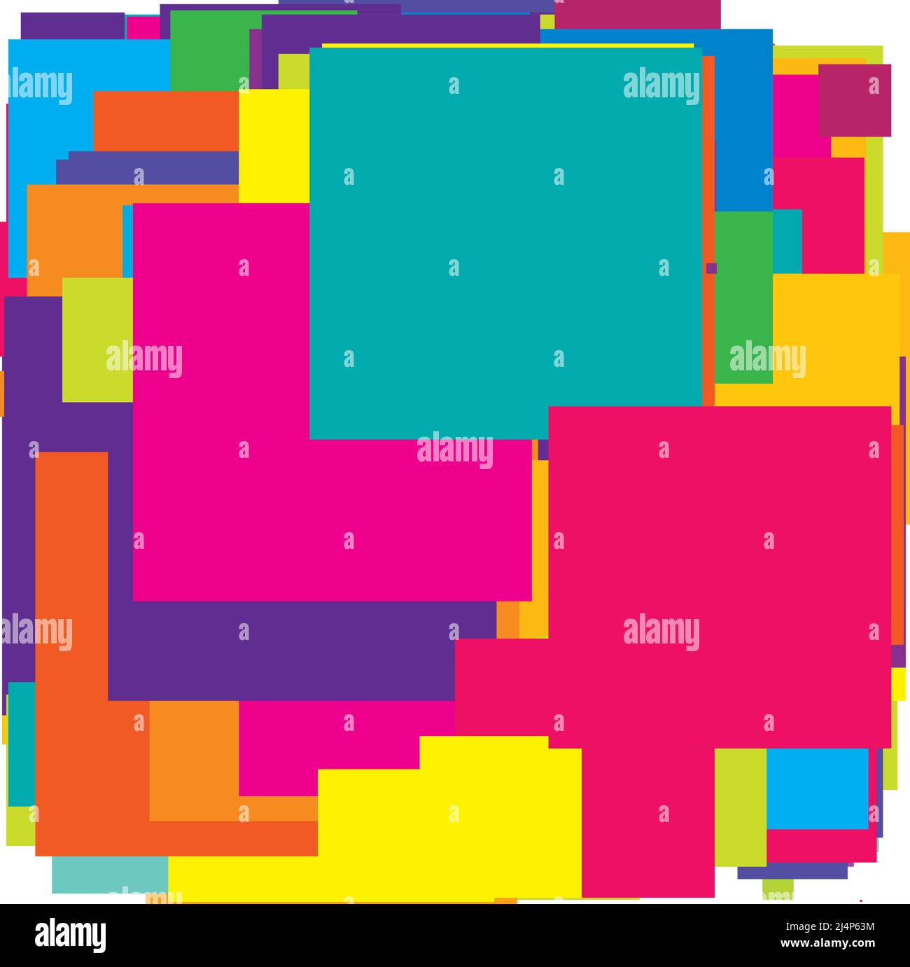 Abstract overlapping squares pattern vector illustraiton. Stock vector ...