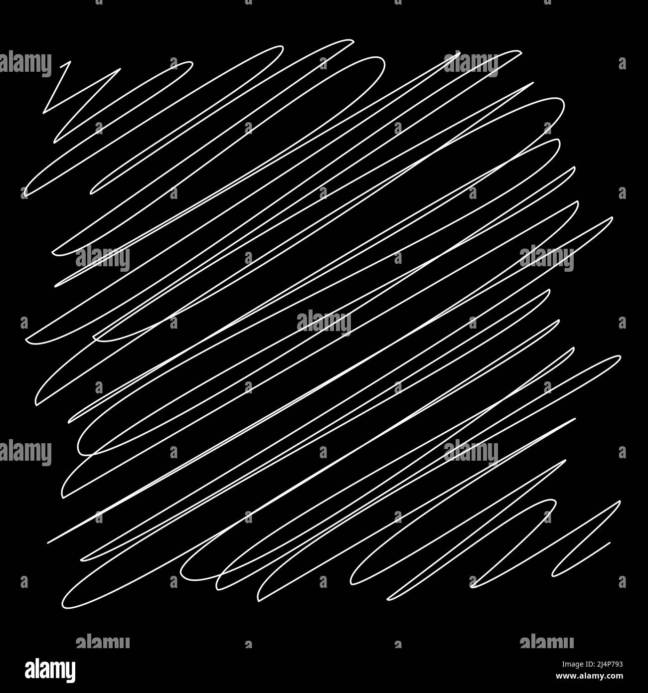 Square freehand drawing, handdrawn scribble, doodle, sketch shape ...