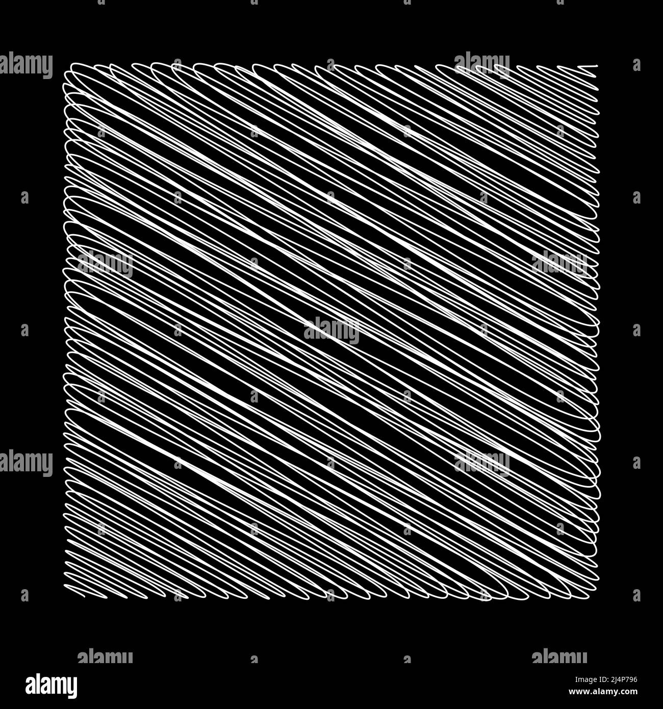 Square freehand drawing, handdrawn scribble, doodle, sketch shape ...