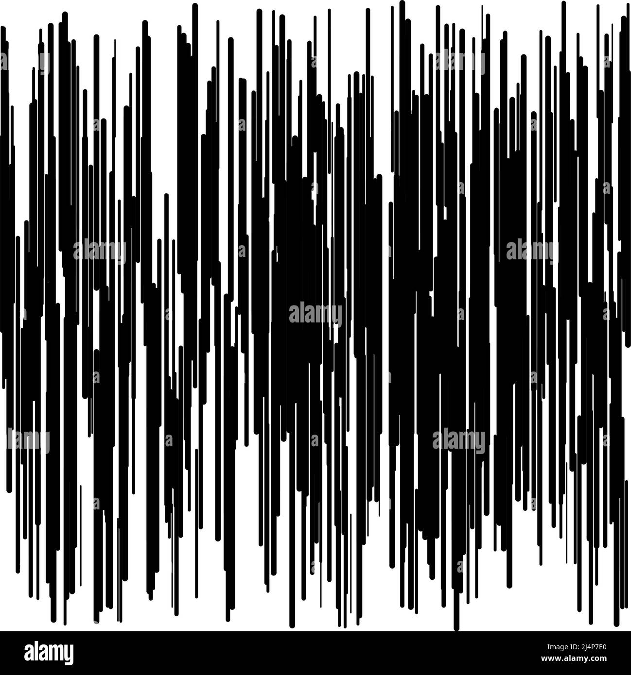 Random lines, stripes abstract geometric vector illustration. Stock ...