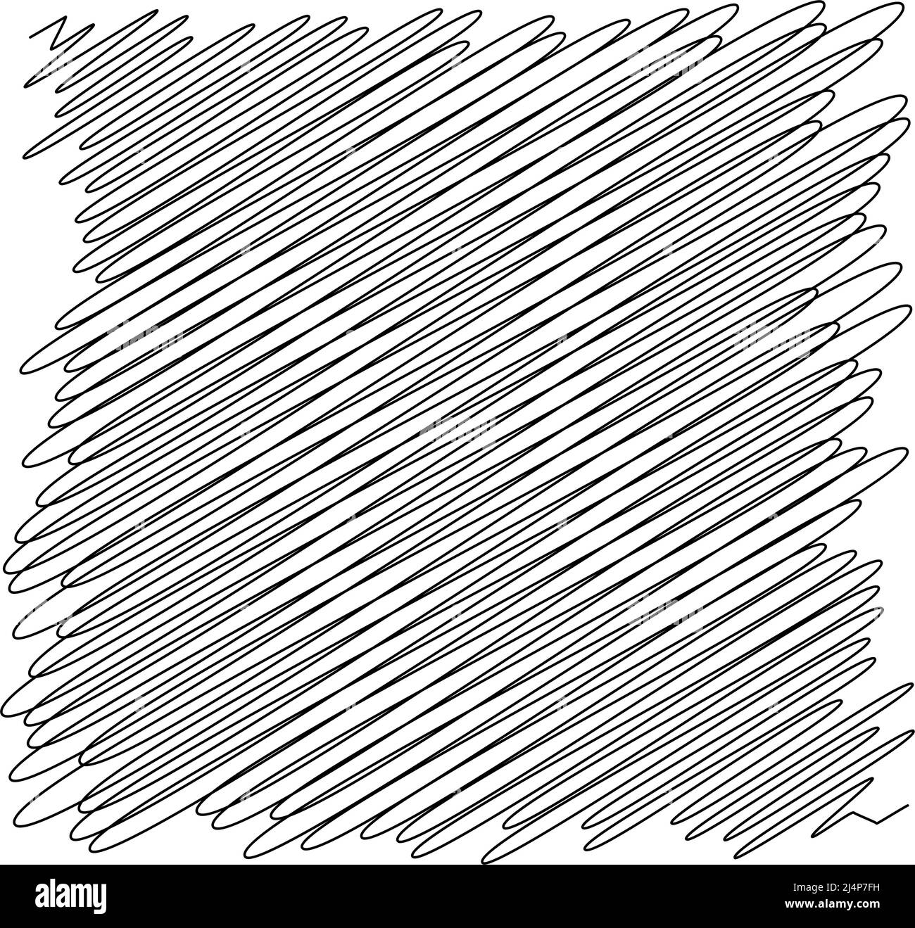 Square freehand drawing, handdrawn scribble, doodle, sketch shape ...