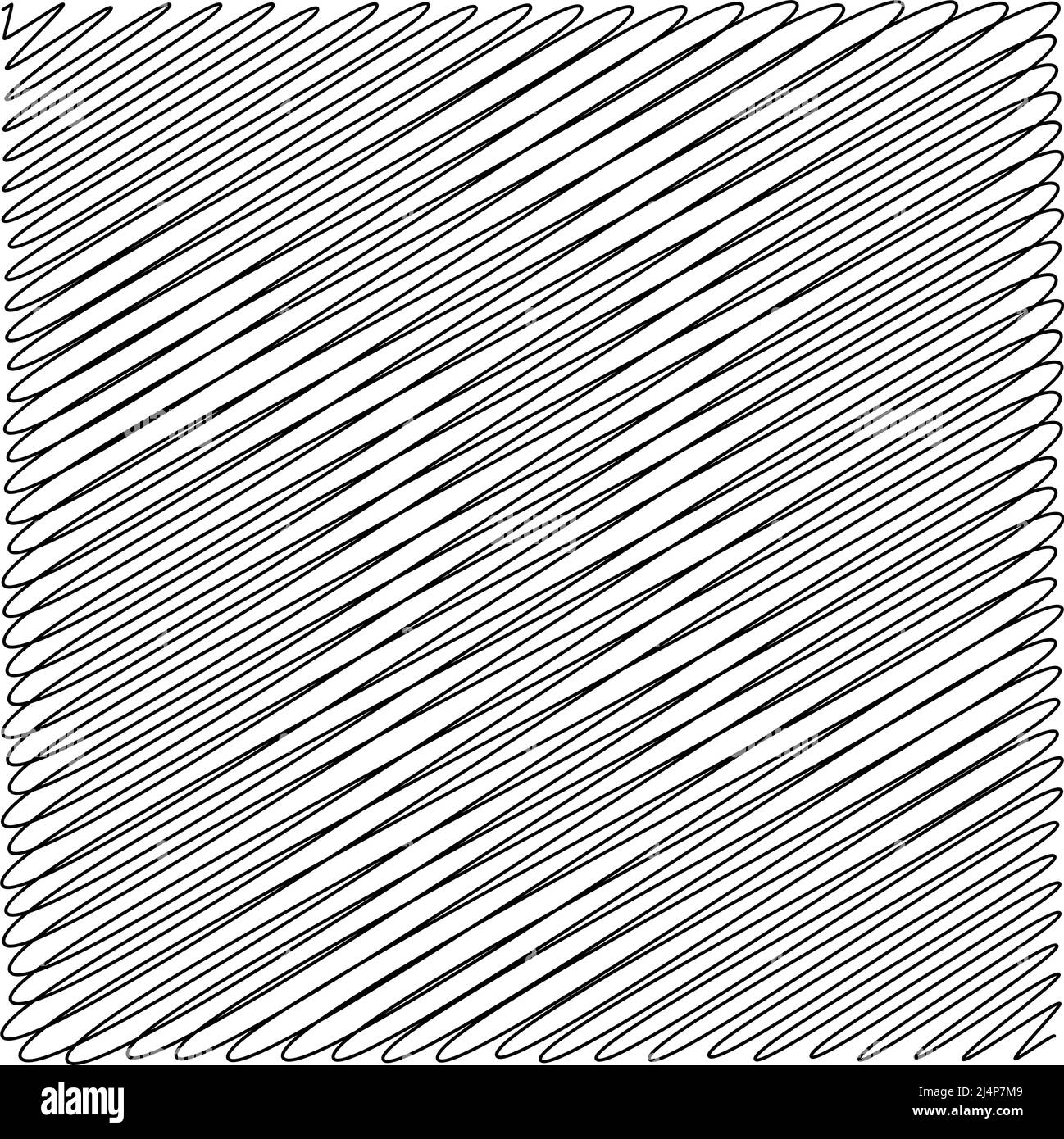 Square freehand drawing, handdrawn scribble, doodle, sketch shape ...