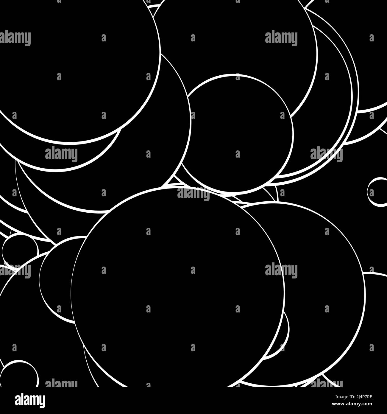 Abstract overlapping circles pattern vector illustraiton. Stock vector illustration, clip-art ...