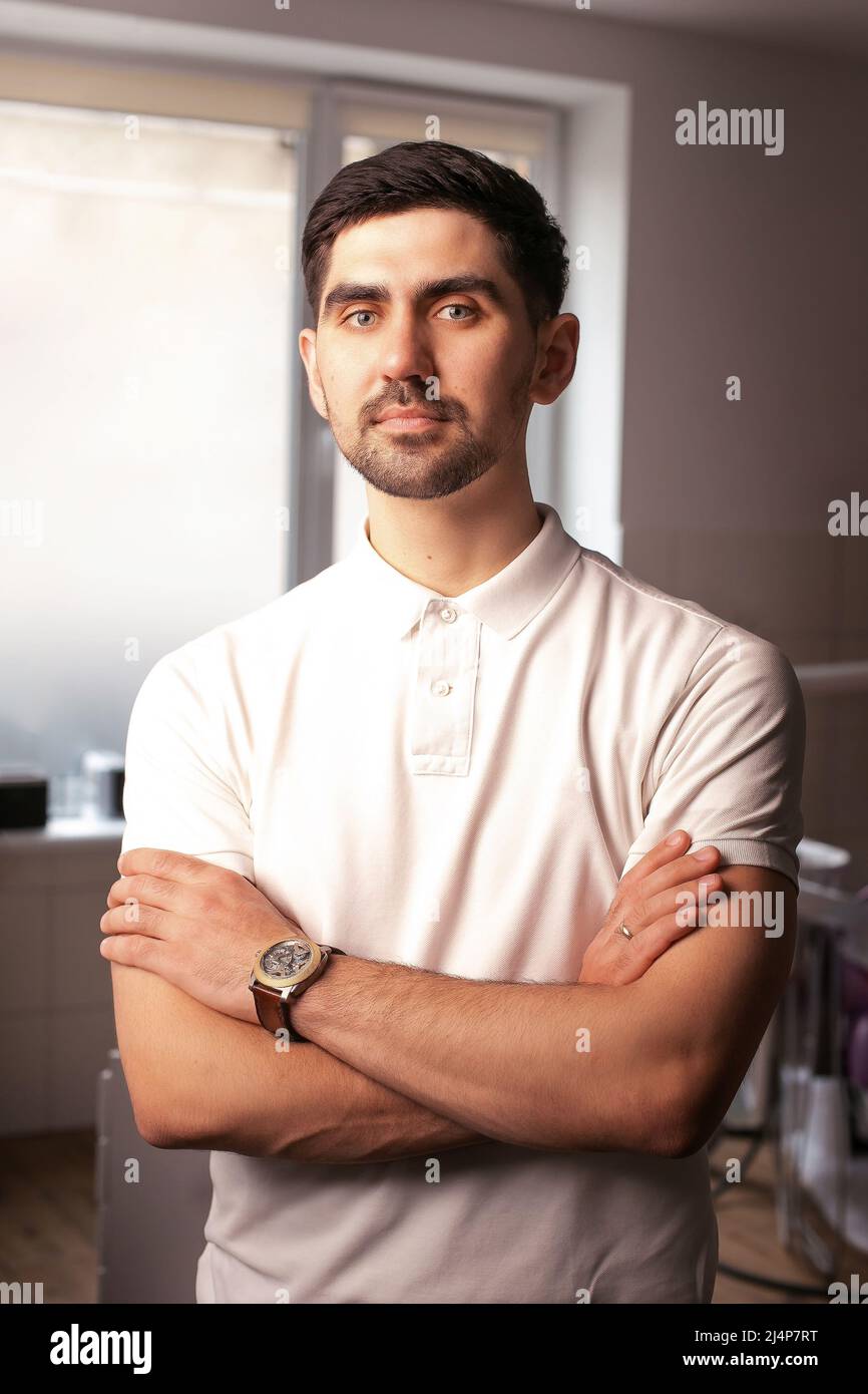 Businessman hands crossed hi-res stock photography and images - Alamy