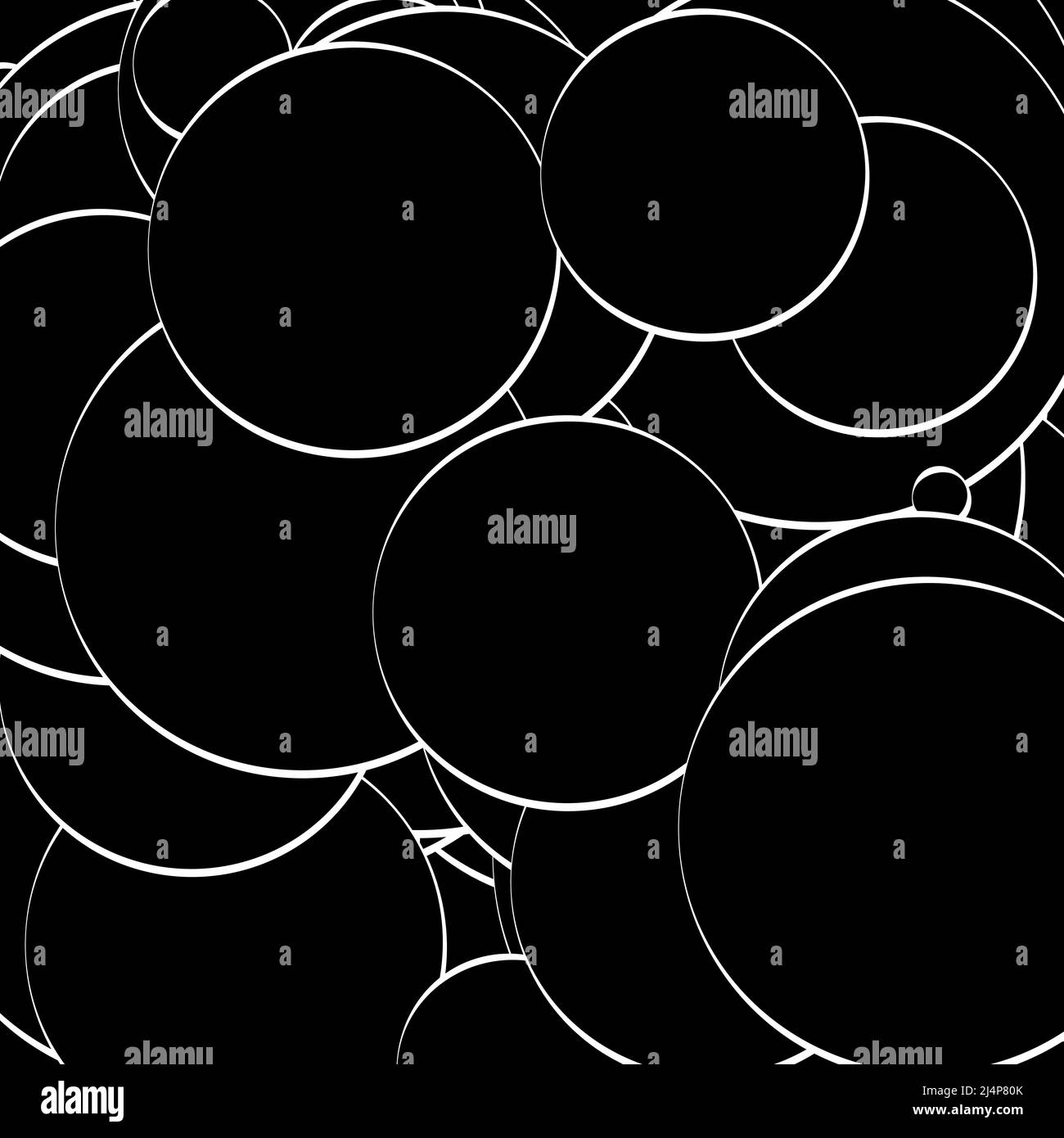 Abstract overlapping circles pattern vector illustraiton. Stock vector illustration, clip-art ...