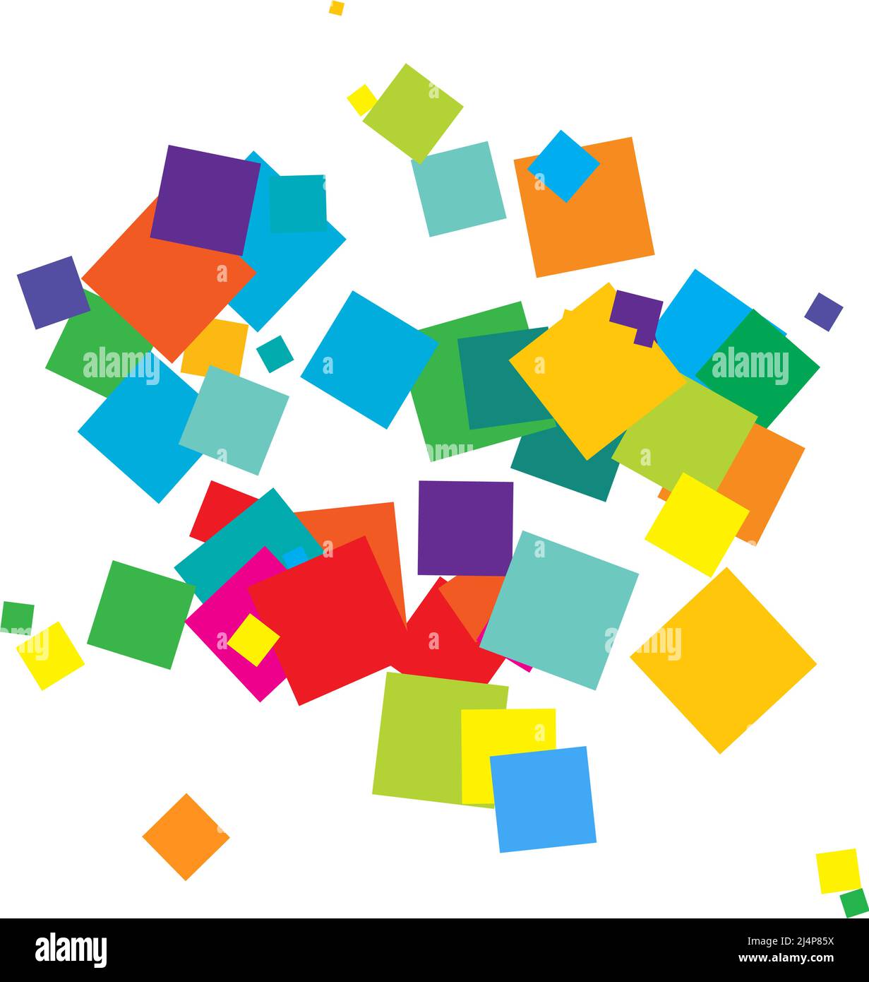 Abstract overlapping squares pattern vector illustraiton. Stock vector ...