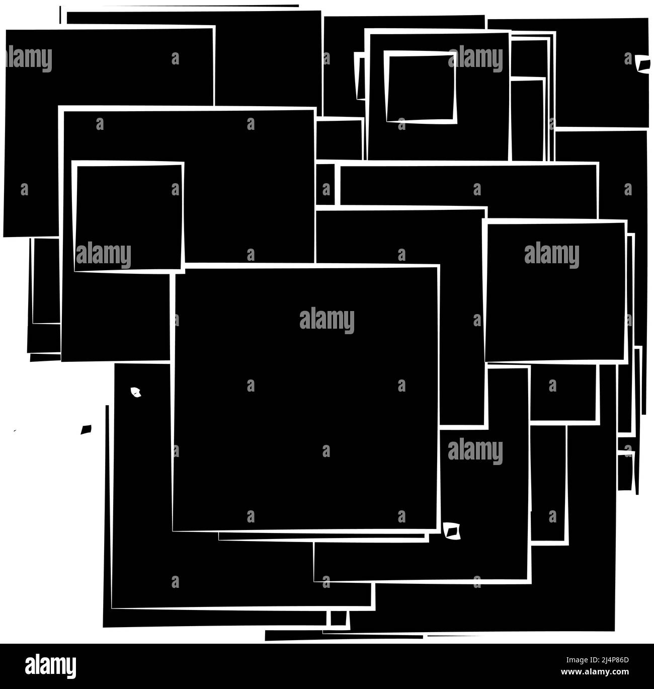 Abstract overlapping squares pattern vector illustraiton. Stock vector ...
