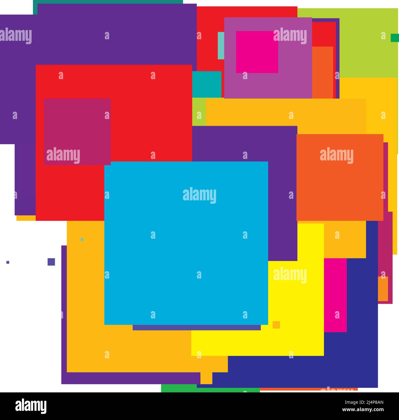 Abstract overlapping squares pattern vector illustraiton. Stock vector ...